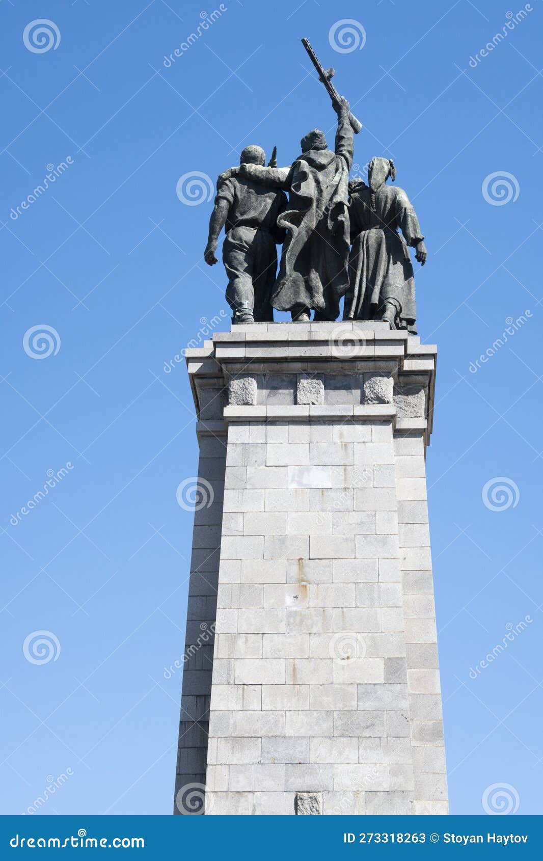 Monument of the Soviet Army in Sofia, Bulgaria Editorial Stock Photo ...