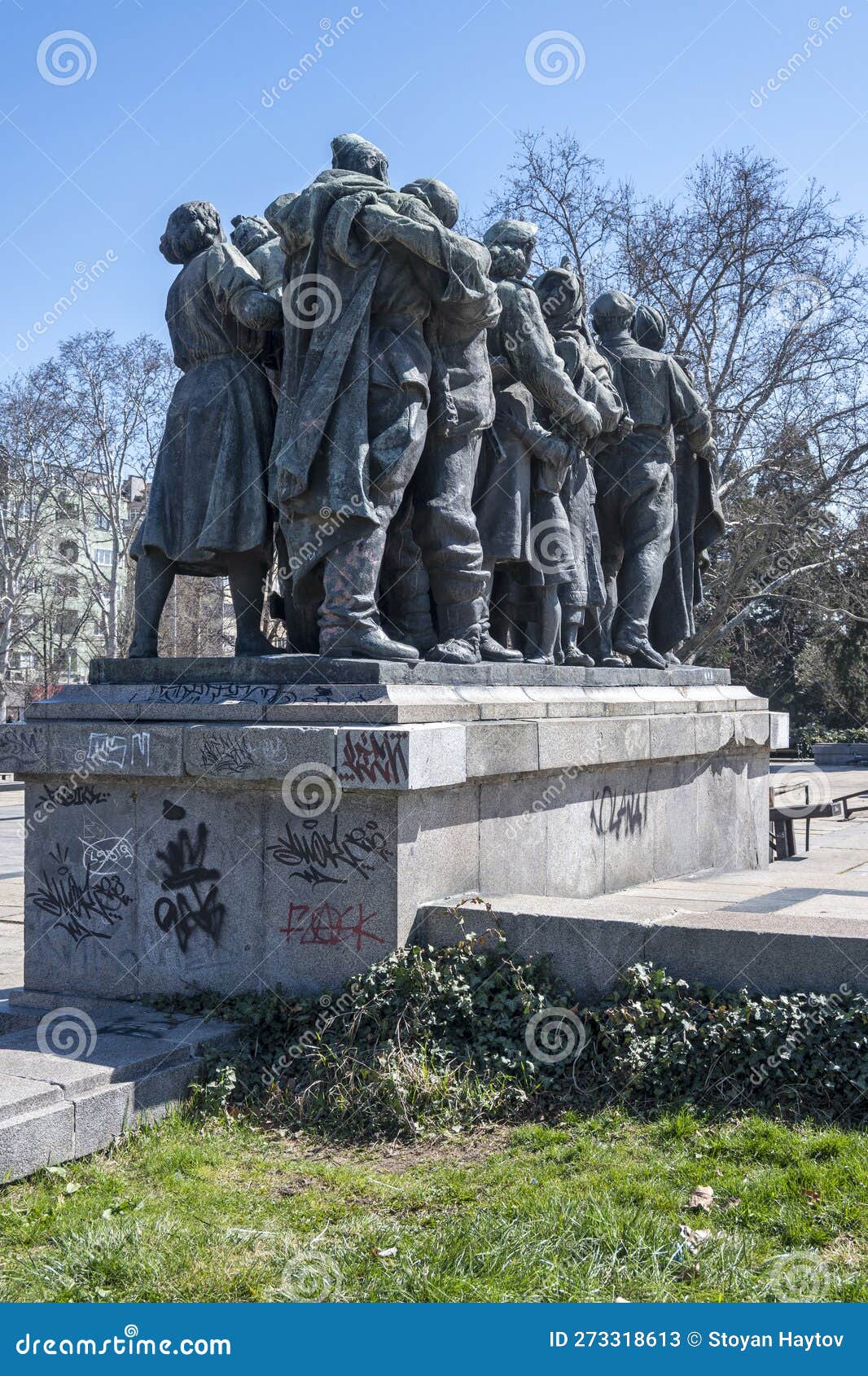 Monument of the Soviet Army in Sofia, Bulgaria Editorial Stock Photo ...