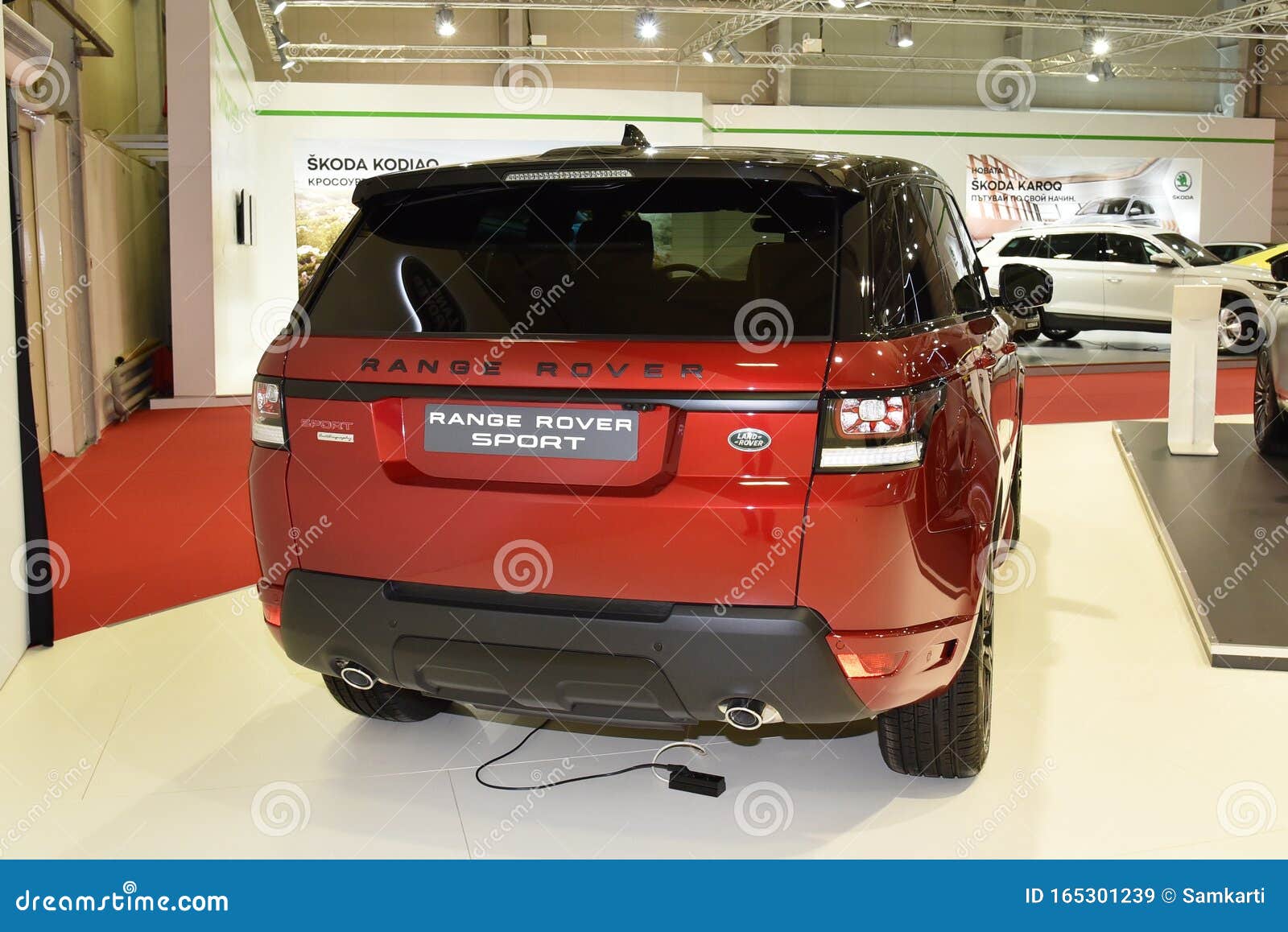 Sofia, Bulgaria, October 13-2017: Land Rover Range Rover Sport at Sofia ...