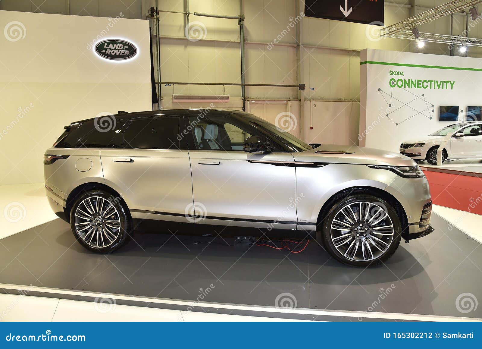 Sofia, Bulgaria, October 13-2017: Land Rover Range Rover Velar at Sofia ...