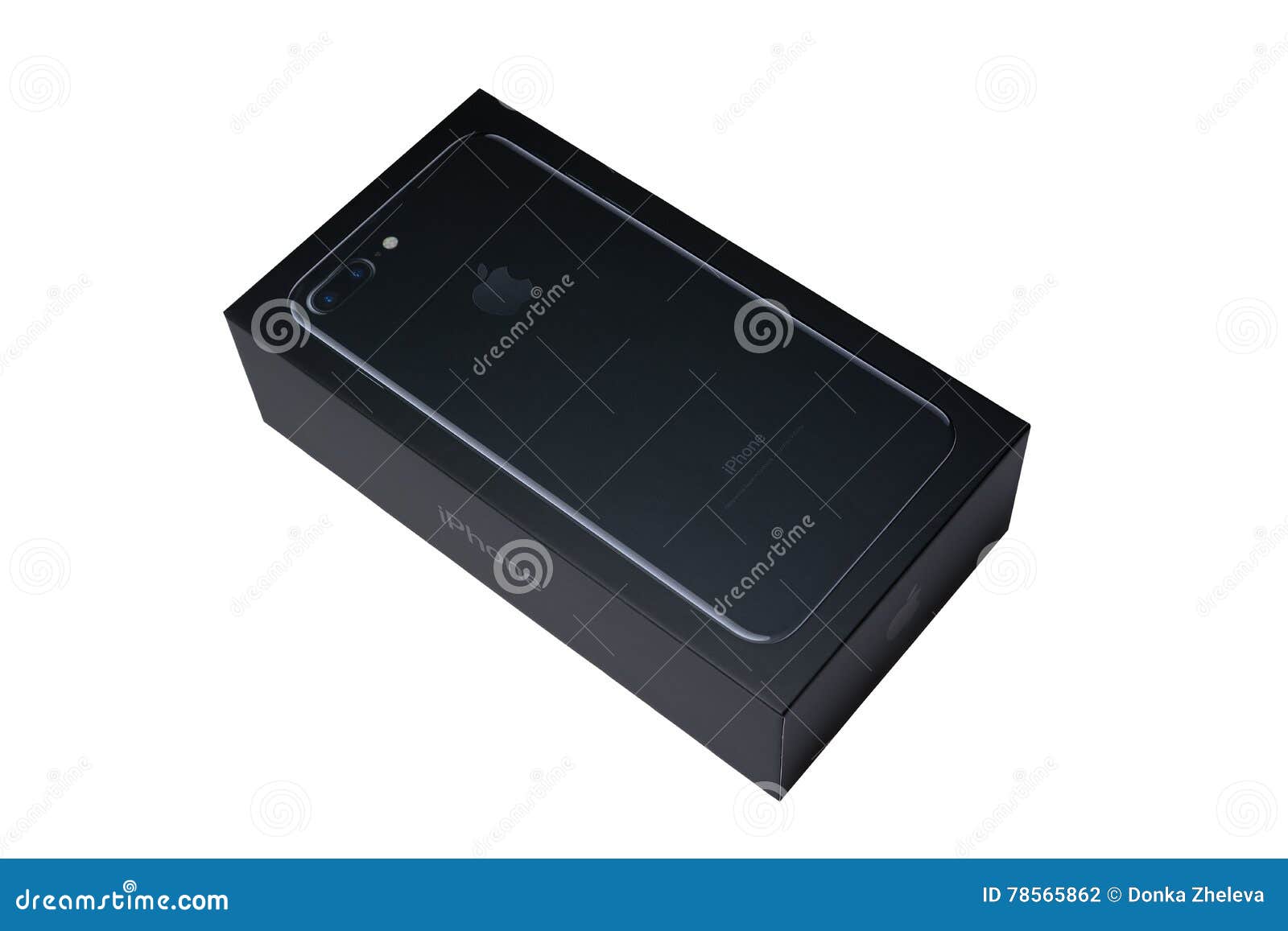 SOFIA, BULGARIA - OCTOBER 7, 2016: New IPhone 7 Plus Jet Black Box ...