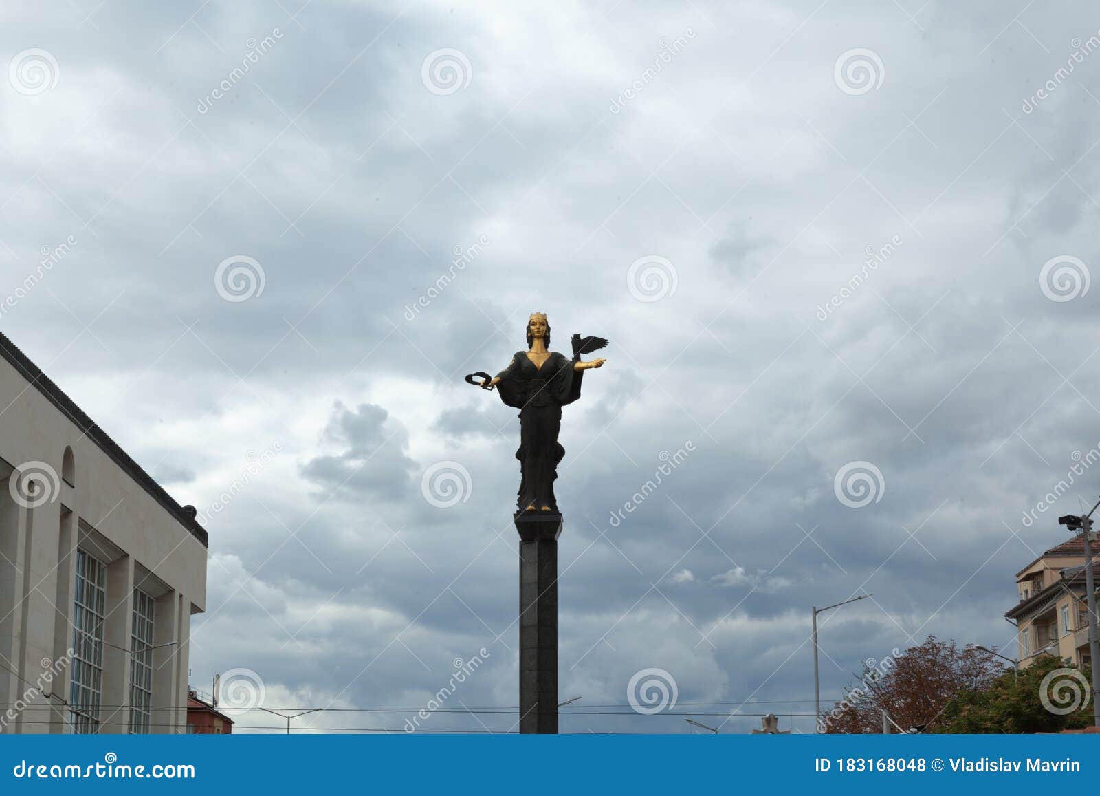 Statue of Sveta Sofia, Sofia, Bulgaria Editorial Stock Photo - Image of ...