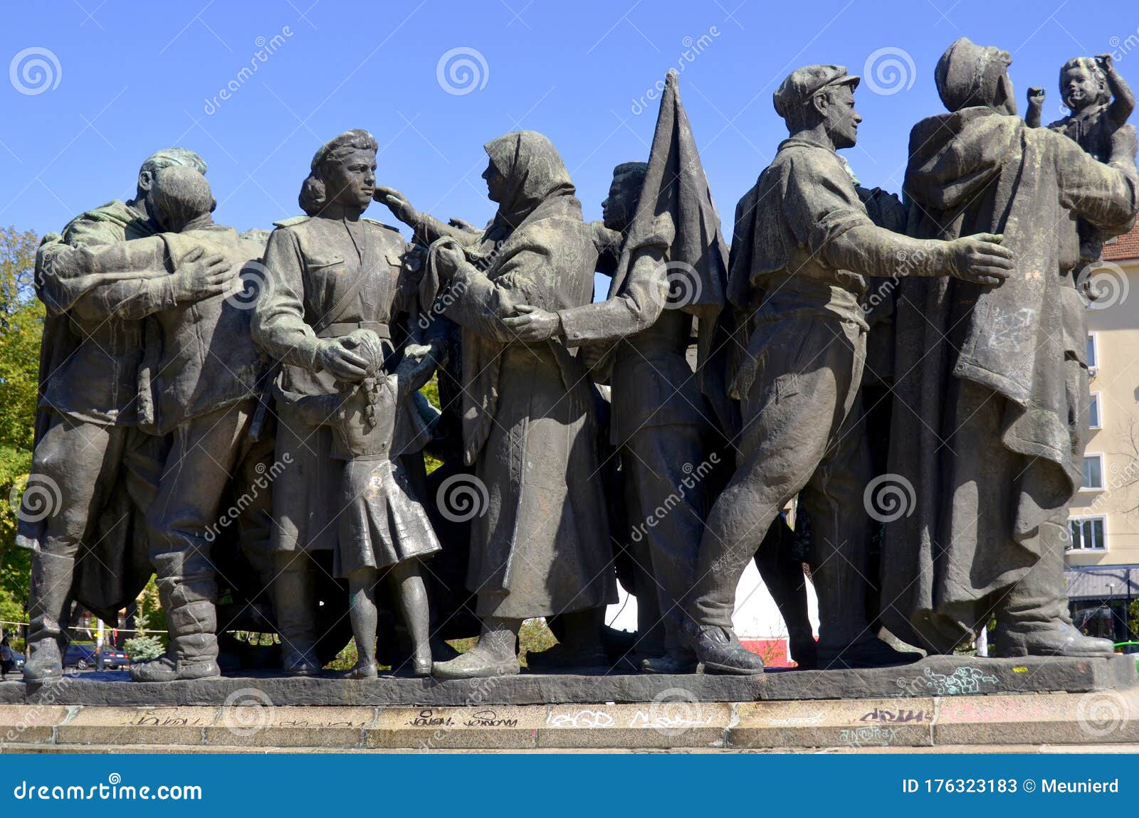 Details of Soviet Army Monument Editorial Stock Photo - Image of ...
