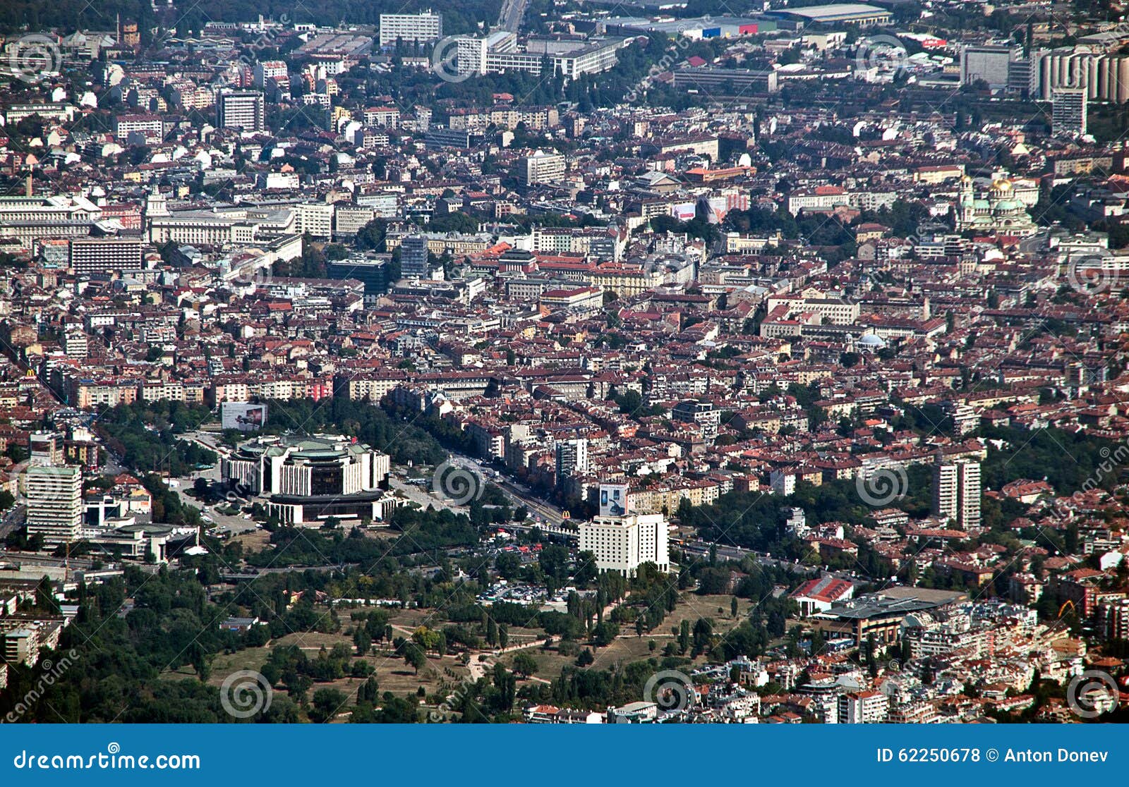 Sofia, Capitale Della Bulgaria Fotografia Stock - Immagine di urbano ...
