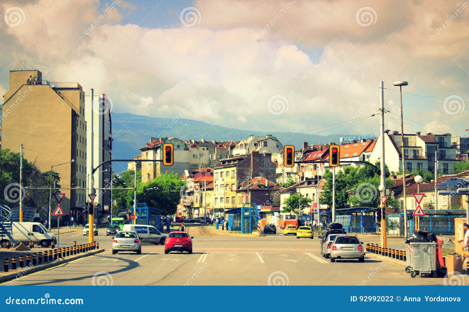 Sofia city view Bulgaria editorial photography. Image of houses - 92992022