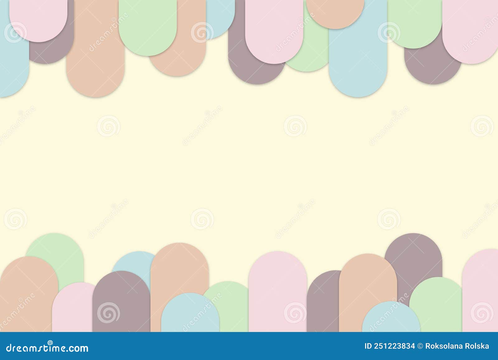 Soft Abstract Background with Geometric Pattern in Pastel Colors ...