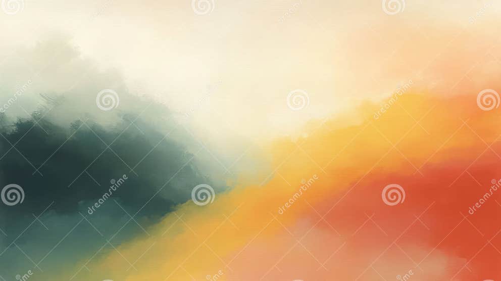 A Soft, Abstract Gradient Blending Warm and Cool Colors, Evoking ...