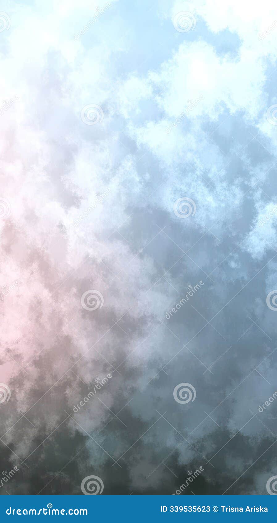A Soft, Abstract Gradient of Pastel Colors Resembling Clouds or Mist ...
