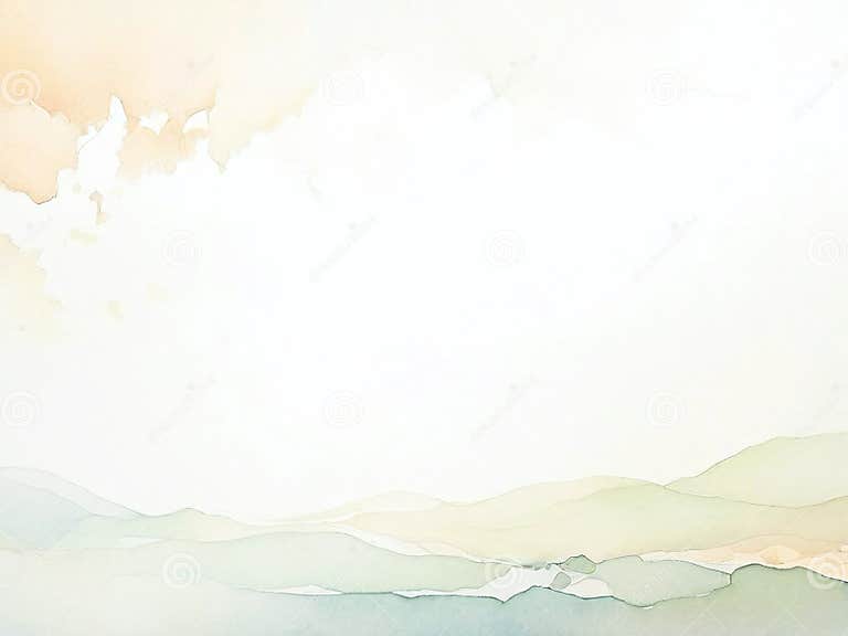Soft Abstract Pastel Watercolor Texture, Calming, Abstract Background ...