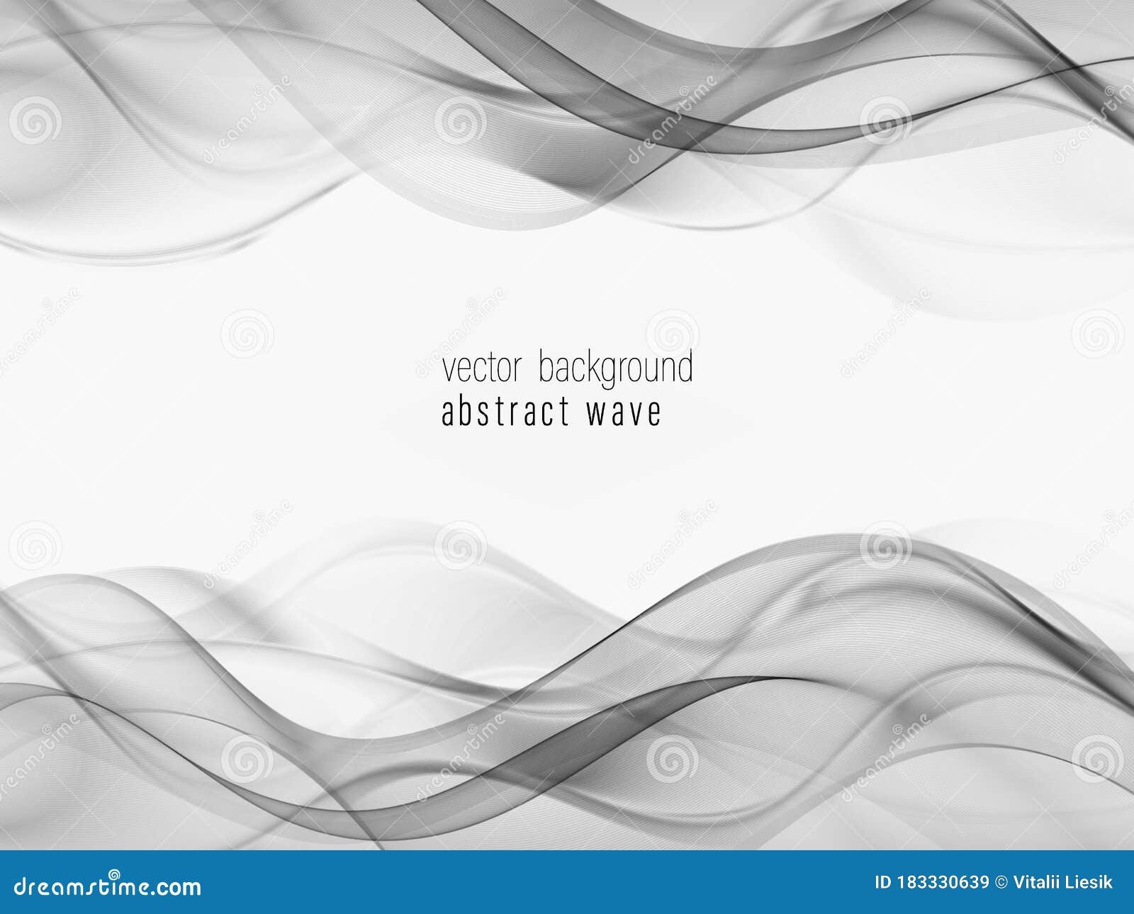 Soft Abstract Swoosh Wave Lines Border Layout Grey Modern Certificate ...