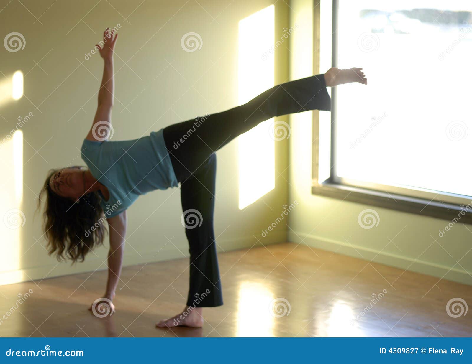 Soft Balance Yoga stock image. Image of exercise, female - 4309827