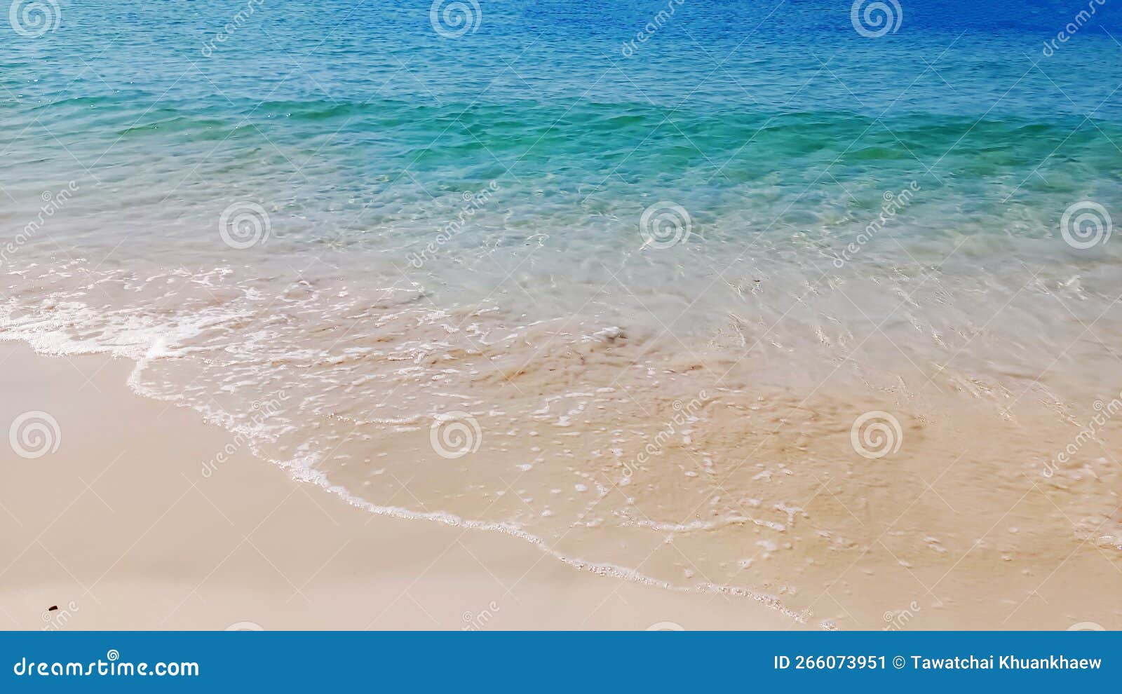 Soft Beautiful Ocean Wave on Sandy Beach. Background Stock Image ...