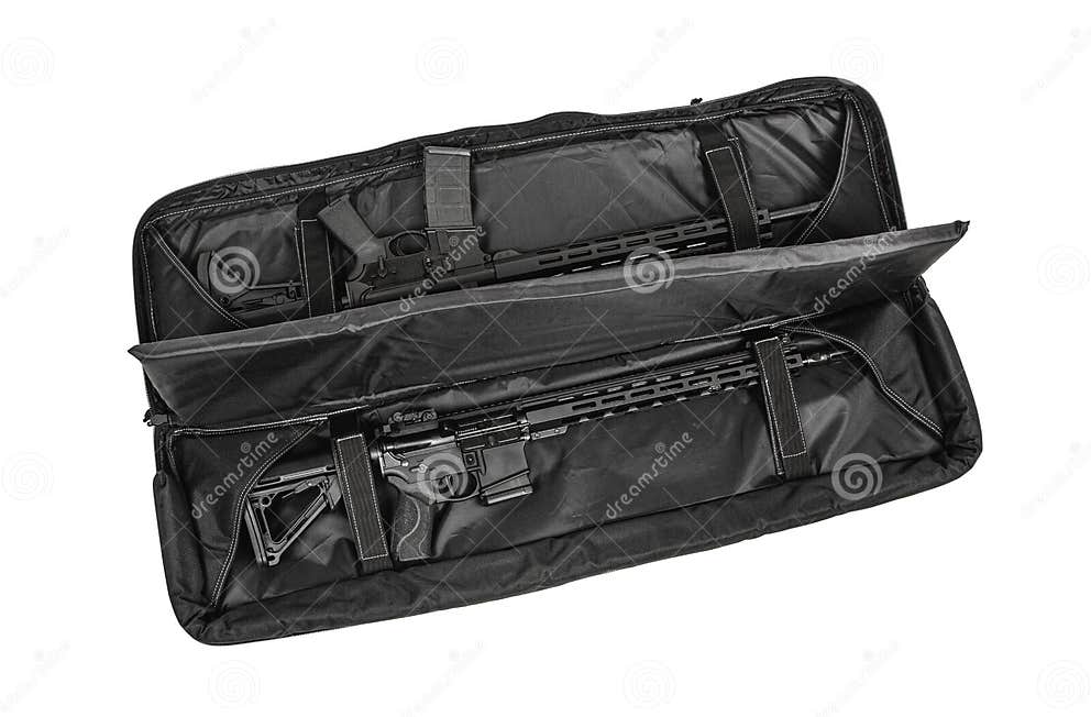 Soft Black Weapon Case with Extra Pockets. Bag for Storing and ...