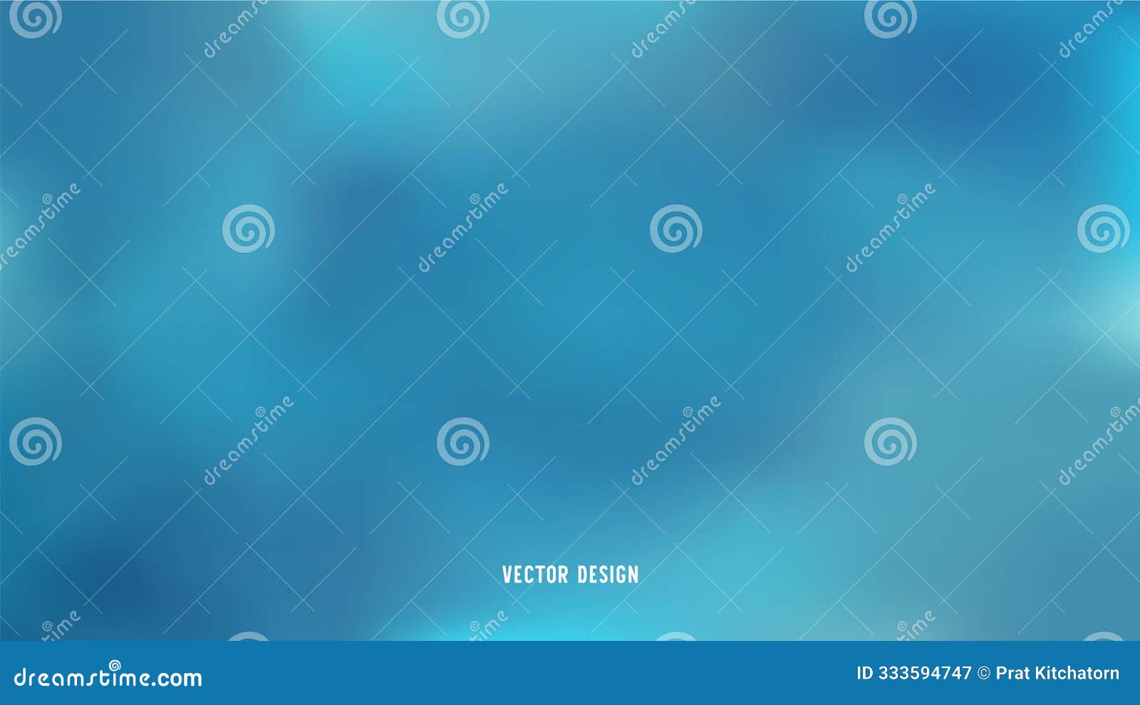 Soft Blue Abstract Blurred Background Vector Stock Illustration ...