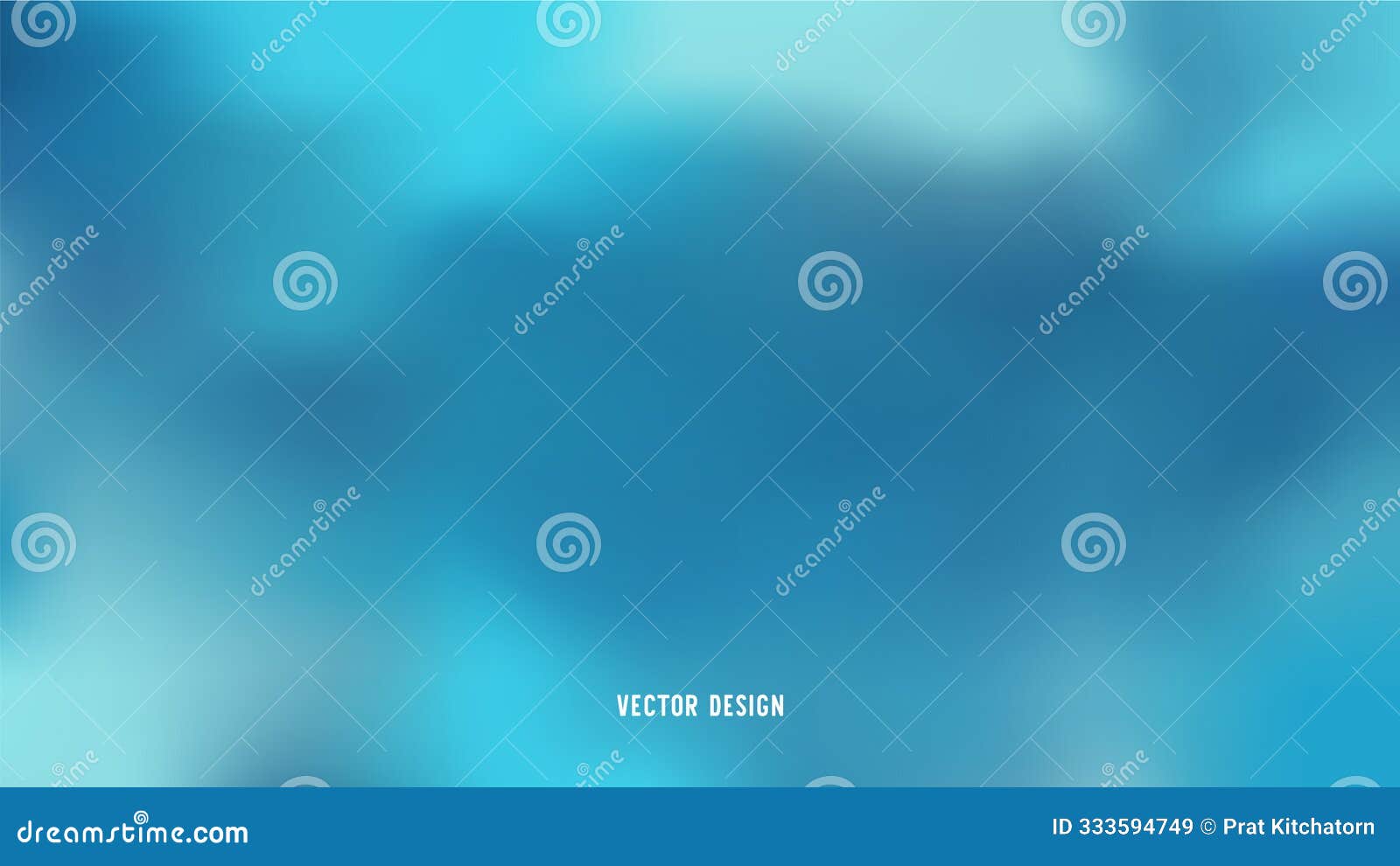Soft Blue Abstract Blurred Background Vector Stock Illustration ...