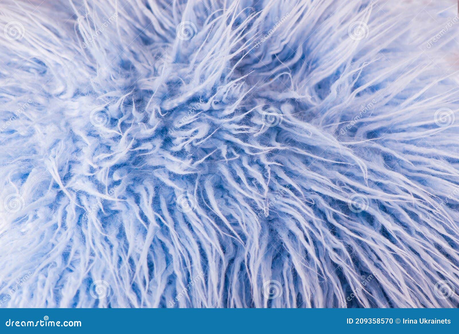 Soft Blue Color Faux Fur Fabric Fluffy Background Stock Photo - Image ...