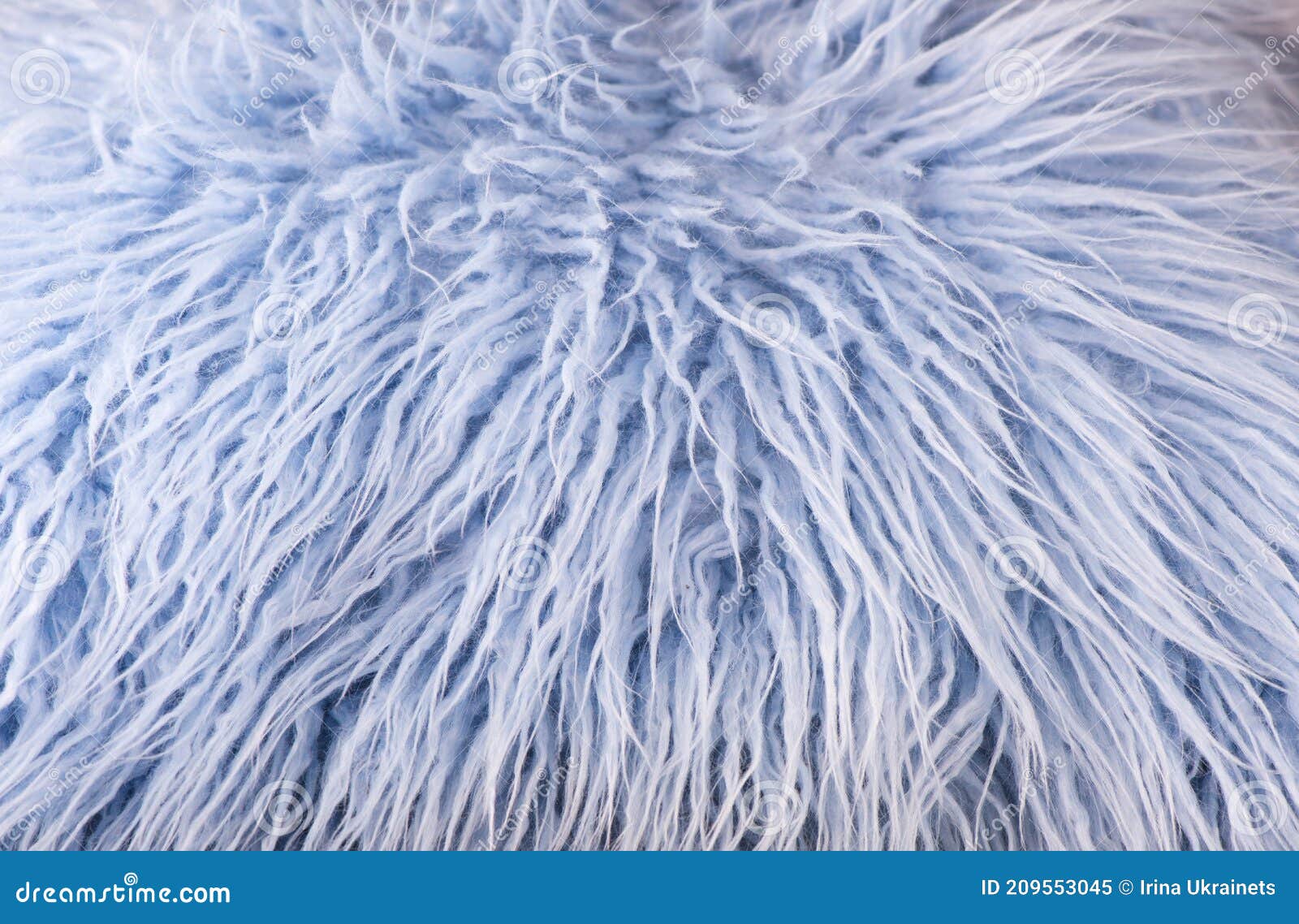 Soft Blue Color Faux Fur Fabric Fluffy Background Stock Image - Image ...
