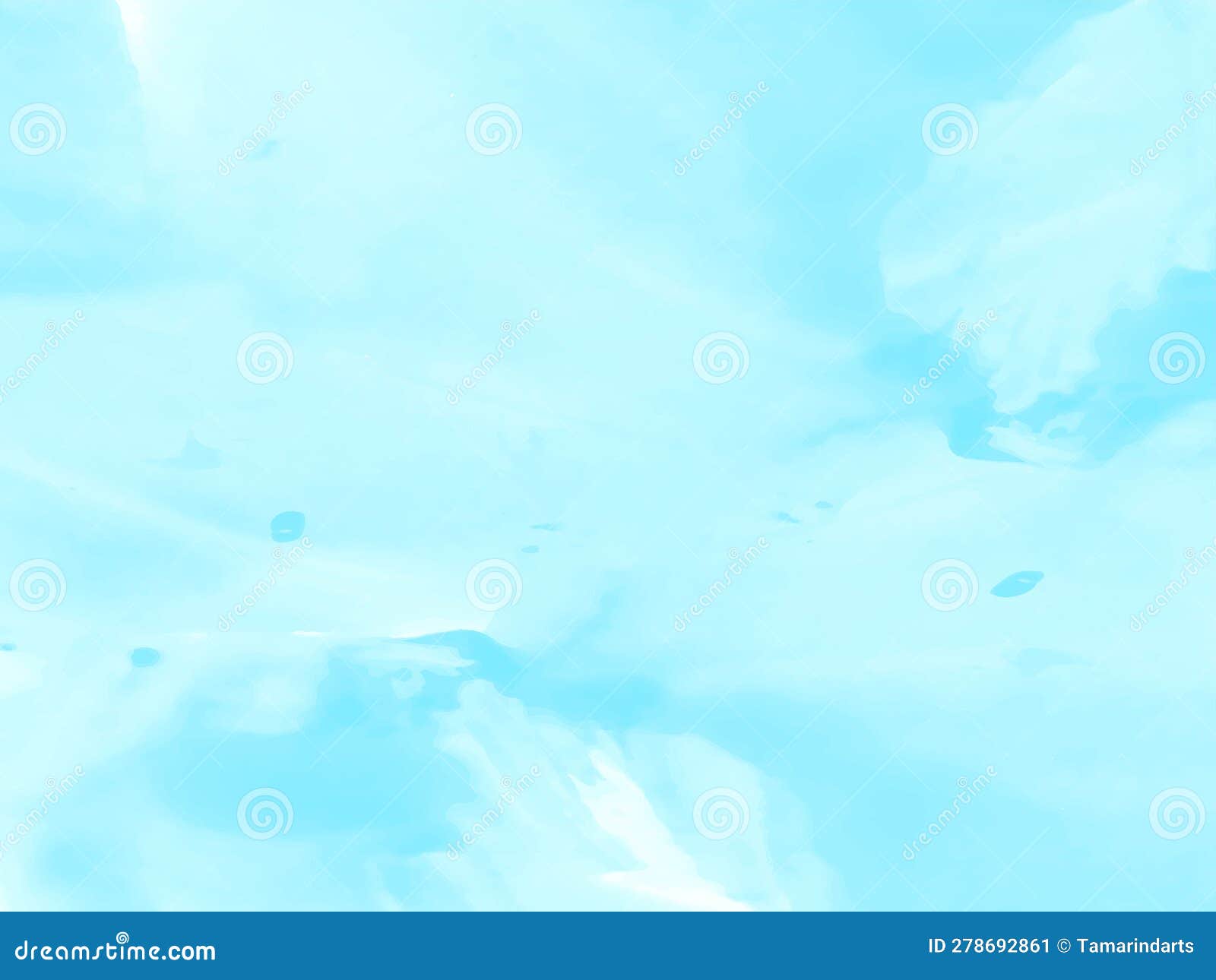 Soft Blue Color Watercolor Texture Background Stock Vector ...