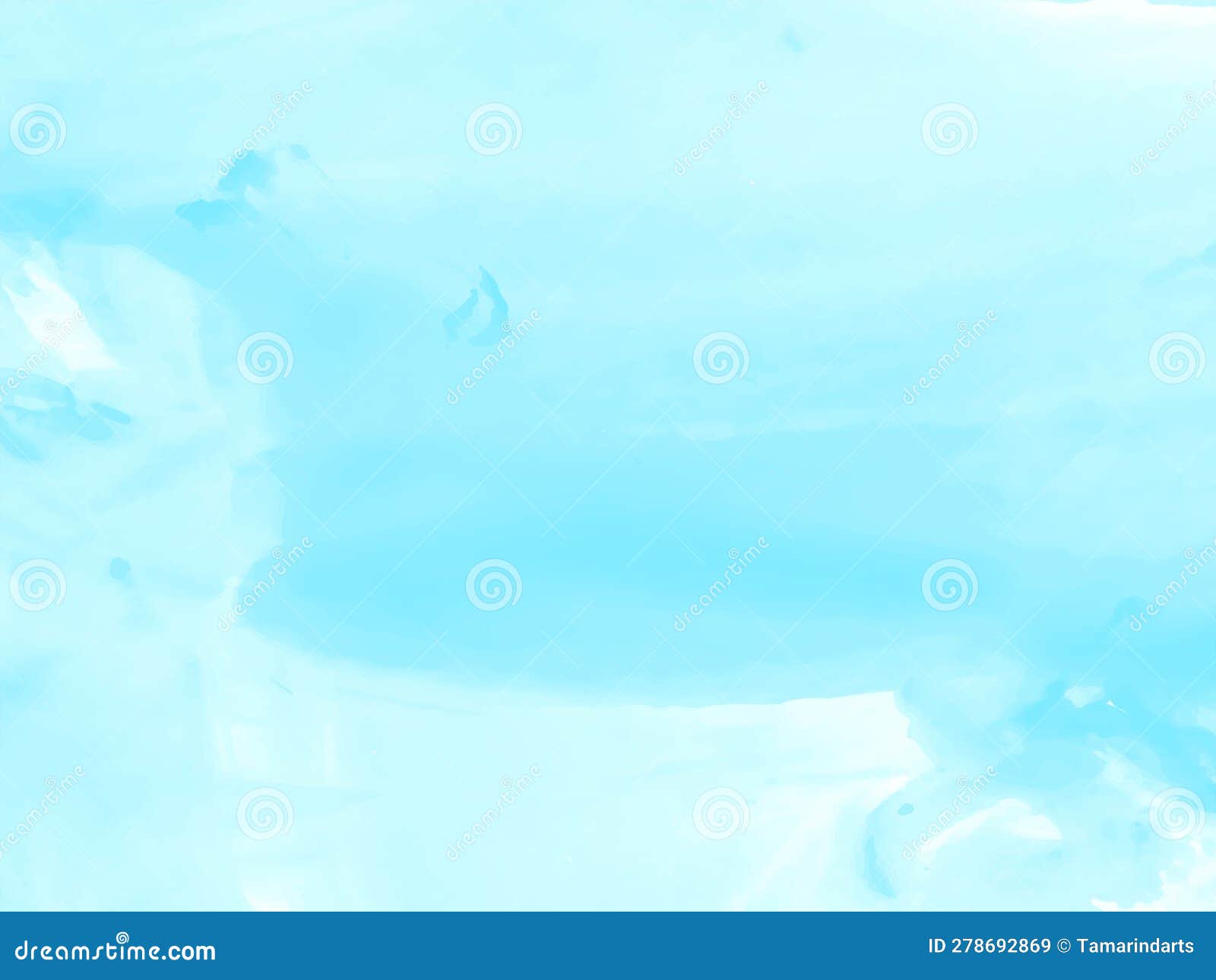 Soft Blue Color Watercolor Texture Background Stock Vector ...