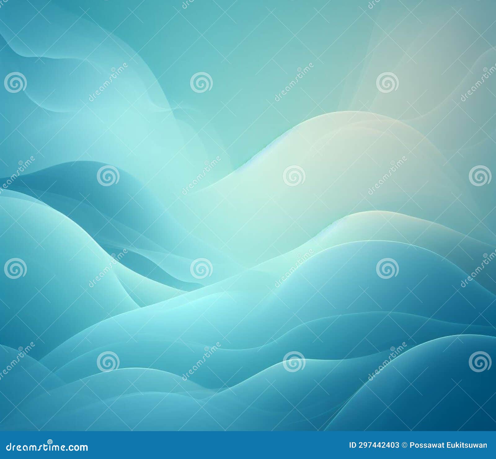 A Soft Blue To Dark Green Gradient Abstract Background Relaxing Stock ...
