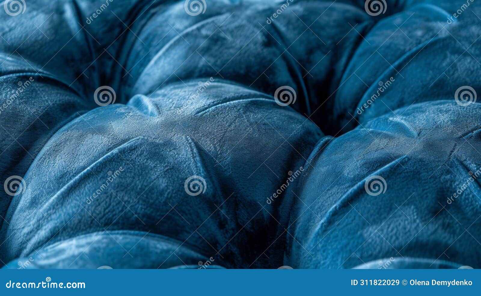 Soft Blue Velvet Tufted Fabric Texture, Elegant Material for Background ...