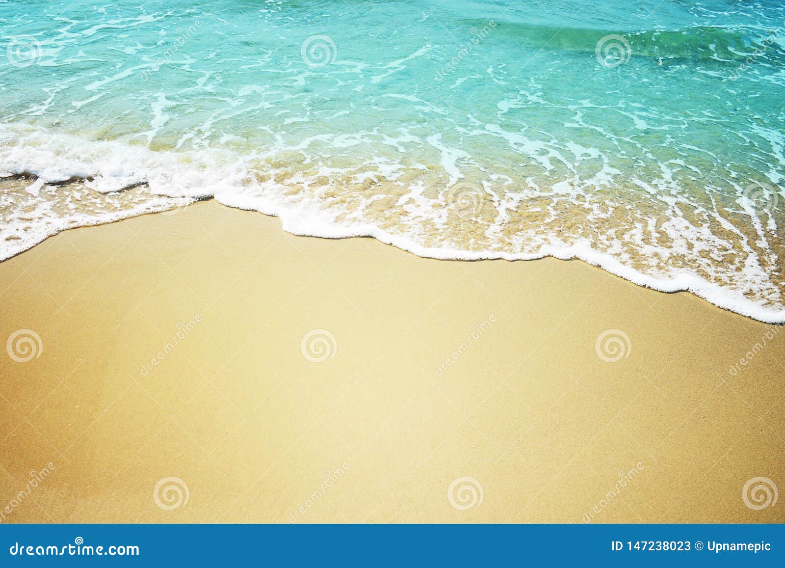 Soft Blue Wave of the Sea. Summer Background. Stock Image - Image of ...