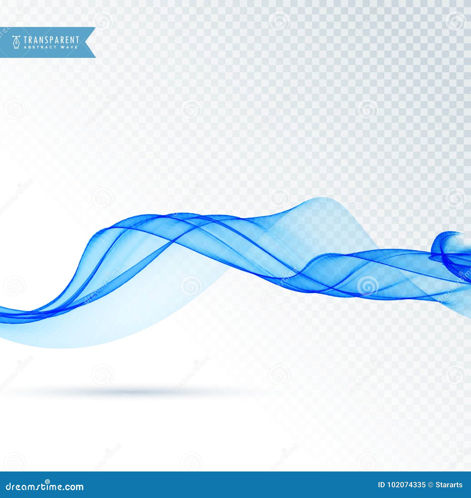 Soft Blue Wave Vector Background Stock Vector - Illustration of line ...