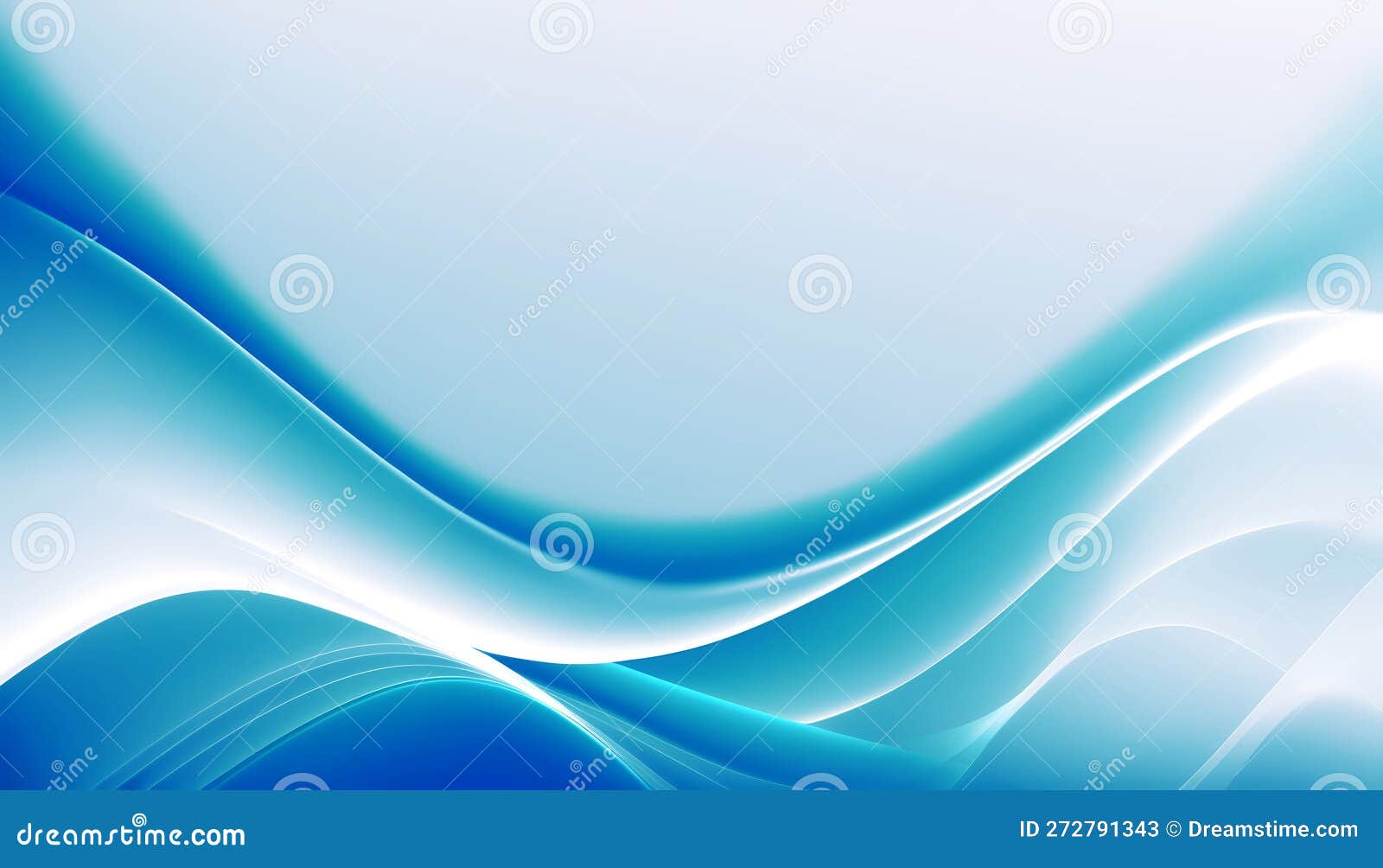 Soft Blue and White Background with Wavy Forms Stock Illustration ...