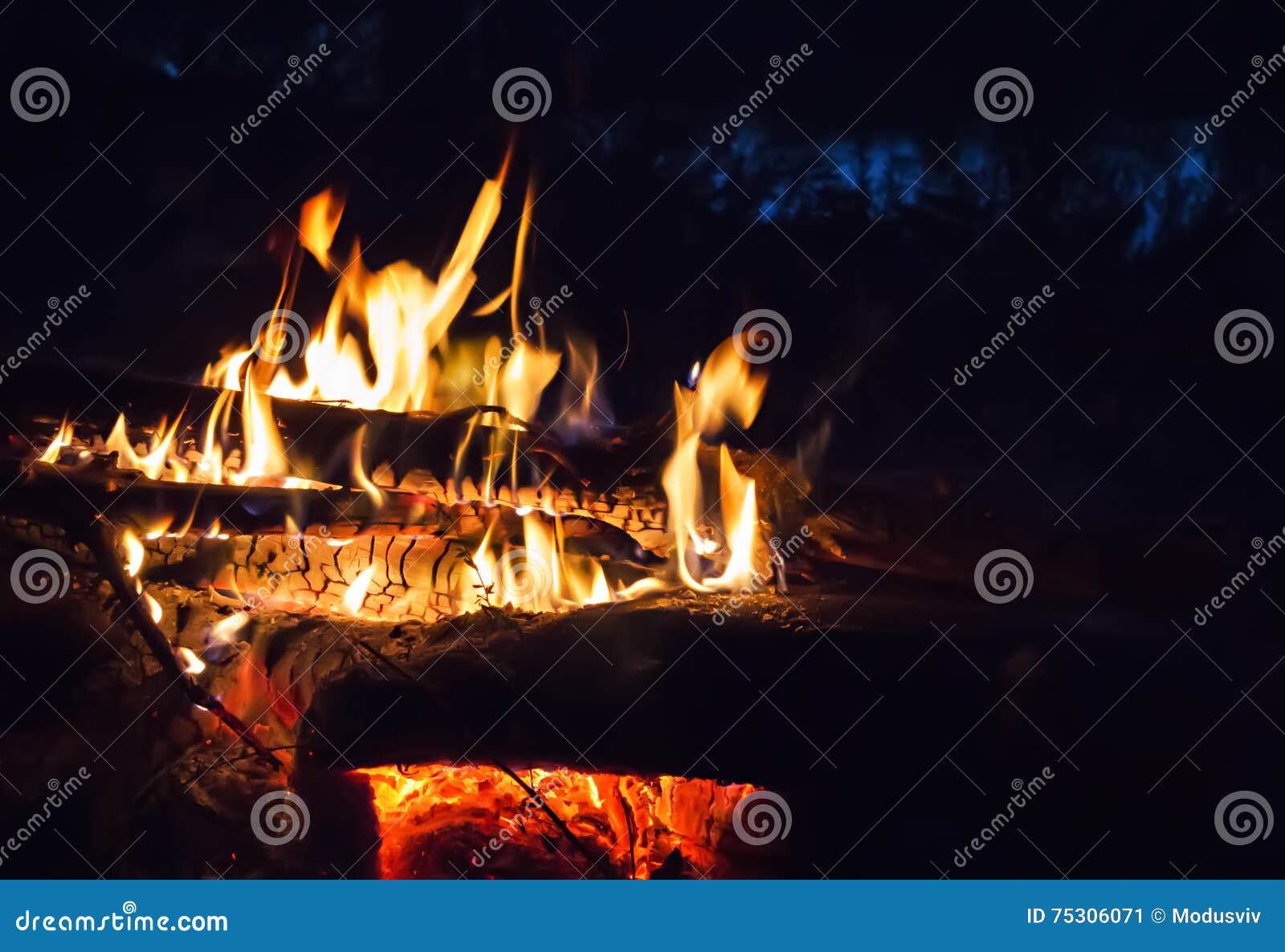 Soft Blurred Fire Flame with Sparks Stock Image - Image of orange ...
