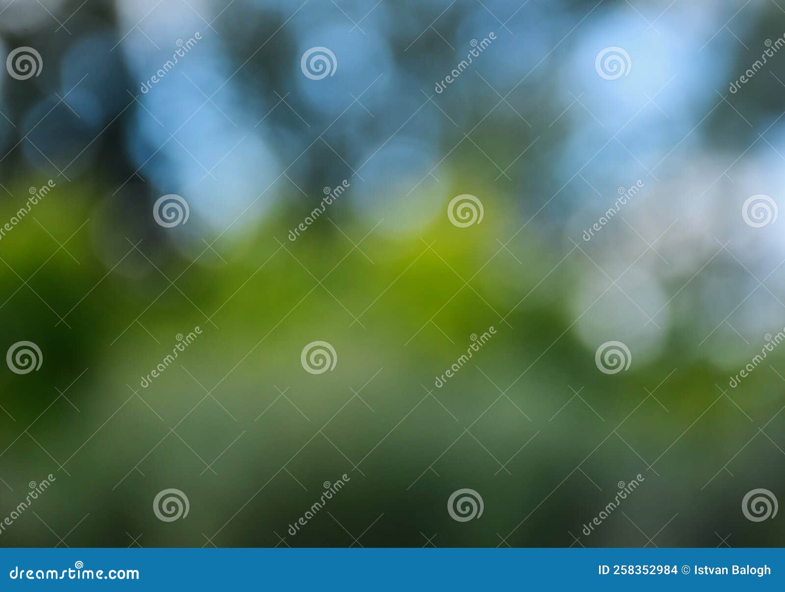 Soft Blurred Green and Blue Background Bokeh. Stock Photo - Image of ...