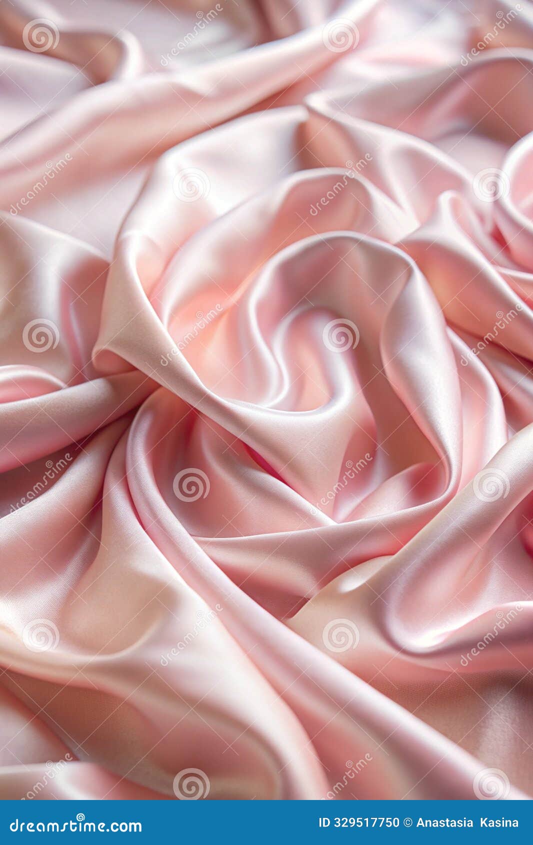 Smooth Blurred Light Pink Silk Fabric Background Stock Illustration ...