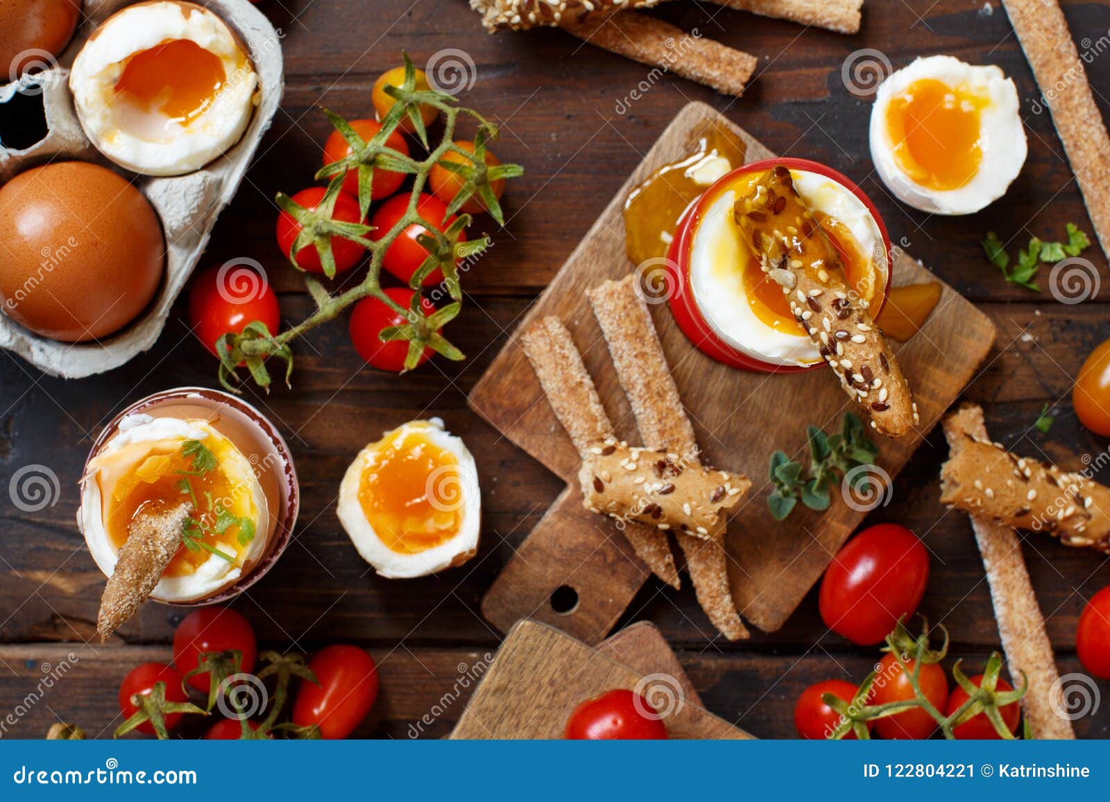 Soft-boiled Egg with Crisp Bread Stock Image - Image of breakfast, soft ...