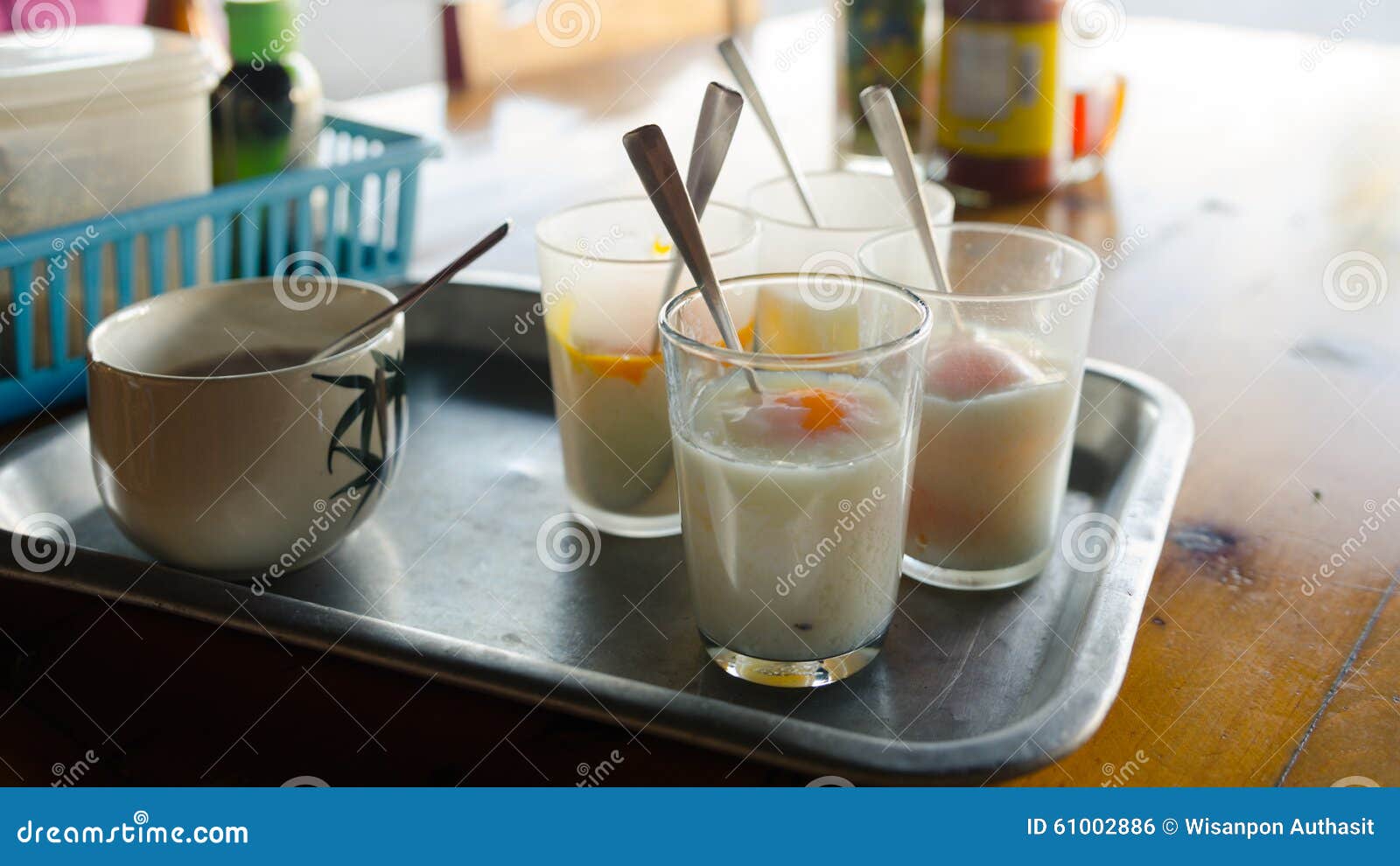 Soft boiled-egg in glass stock photo. Image of closeup - 61002886