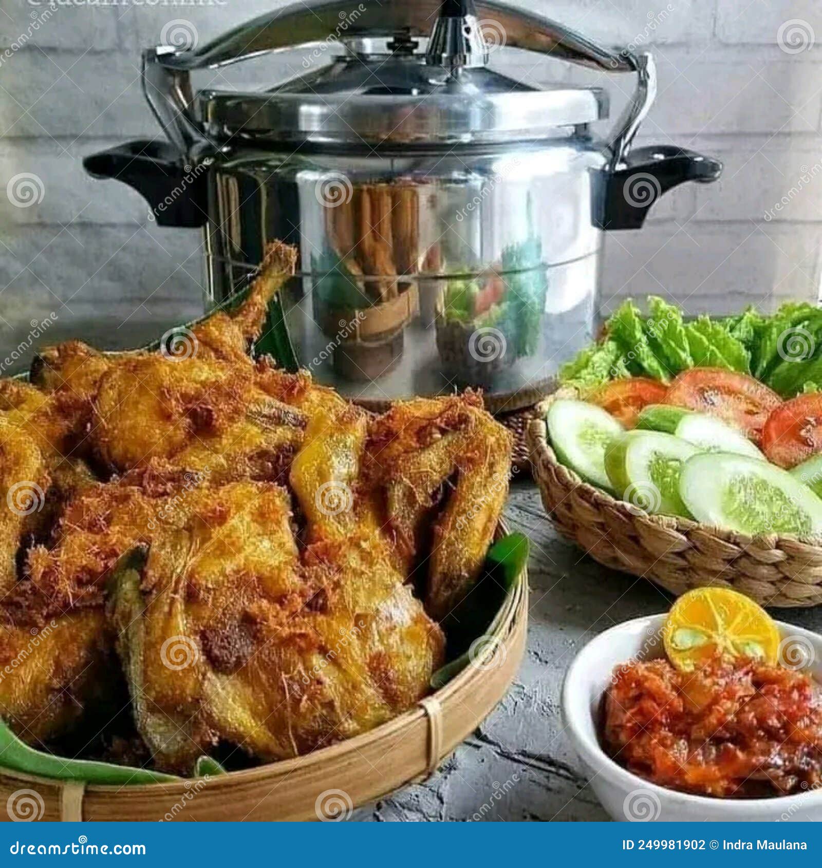 Soft bone fried chicken stock photo. Image of soft, chicken - 249981902