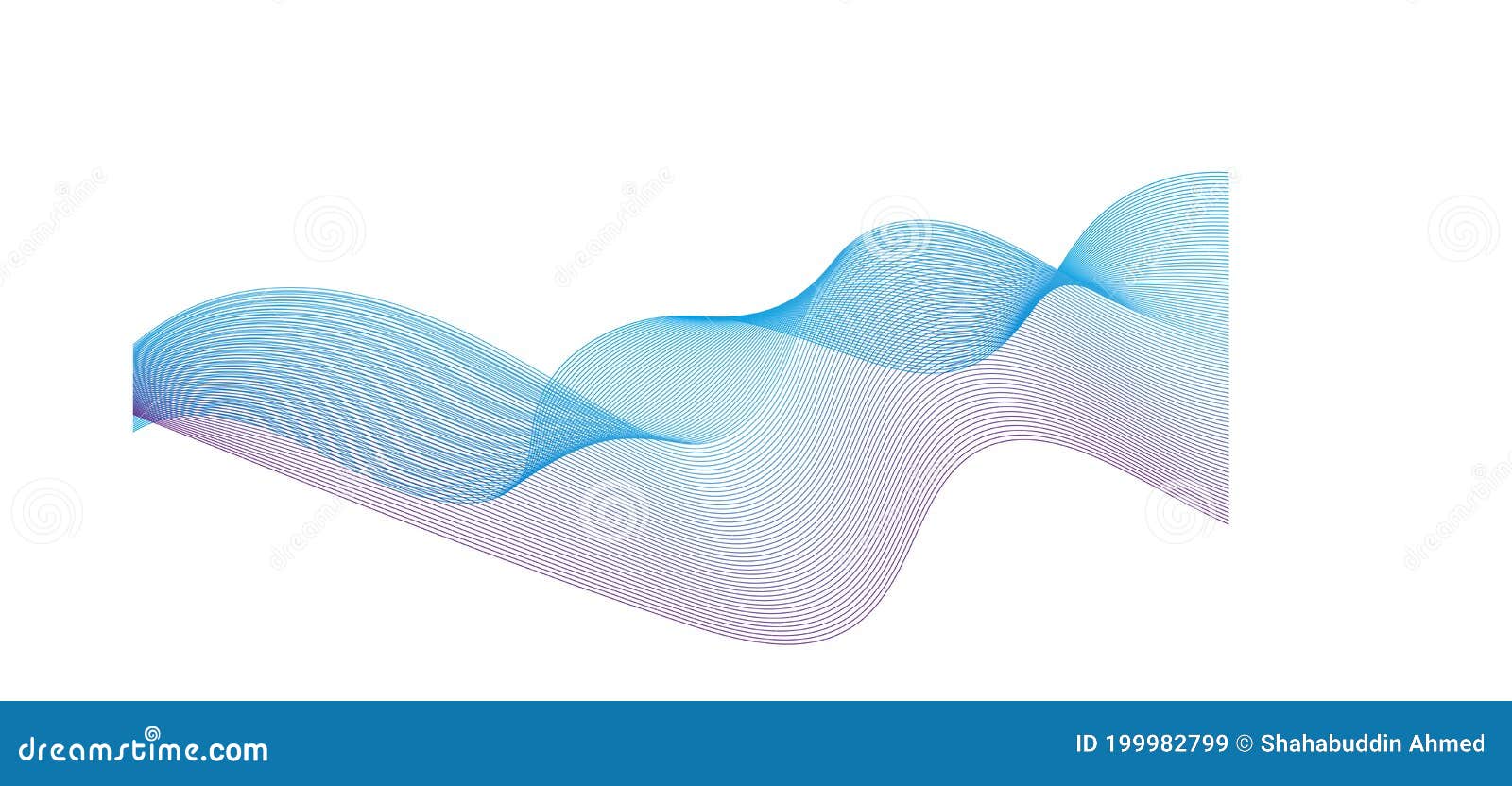 Soft Bright Colorful Web Border Layout Set of Beautiful Modern Swoosh ...