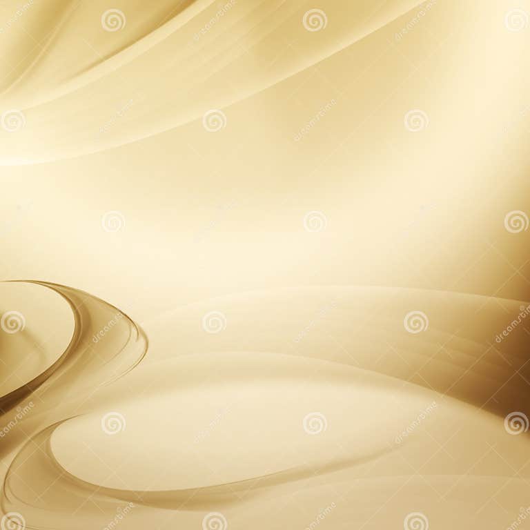 Soft Brown Abstract Background with Waves Stock Illustration ...
