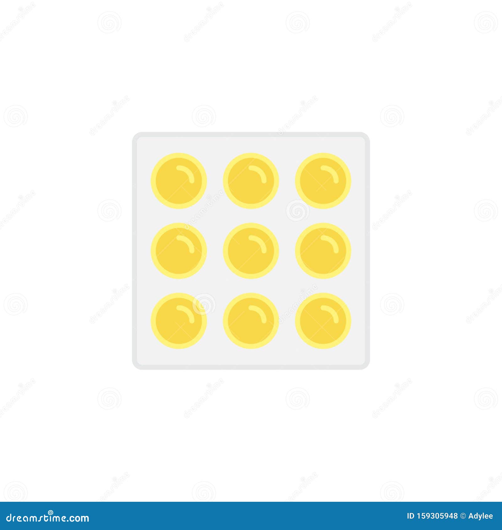 Soft Capsules Medicine Vector Icon Symbol Isolated on White Background ...