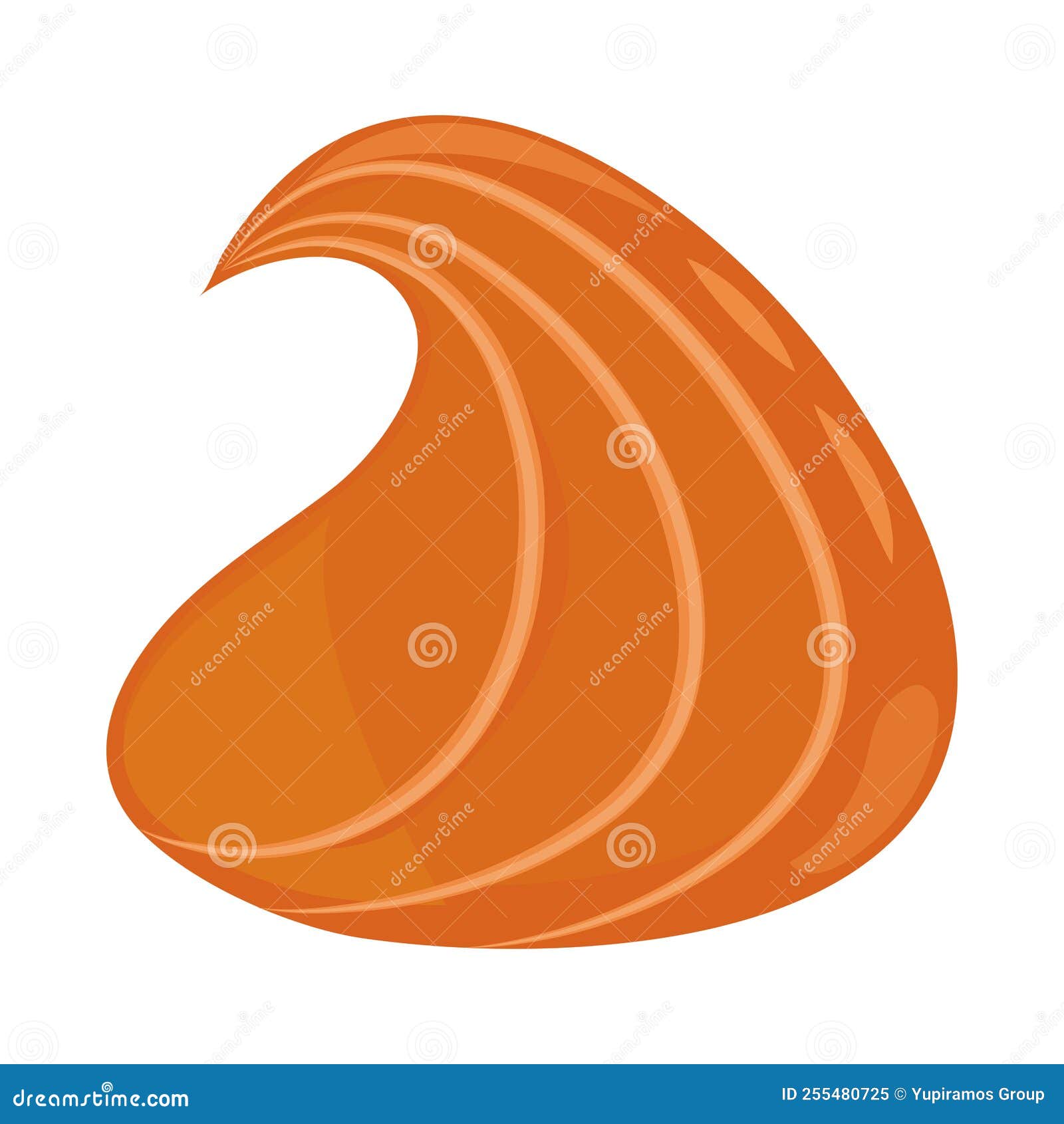 Soft Caramel And Toffee Candies Isolated On White Background Cartoon ...