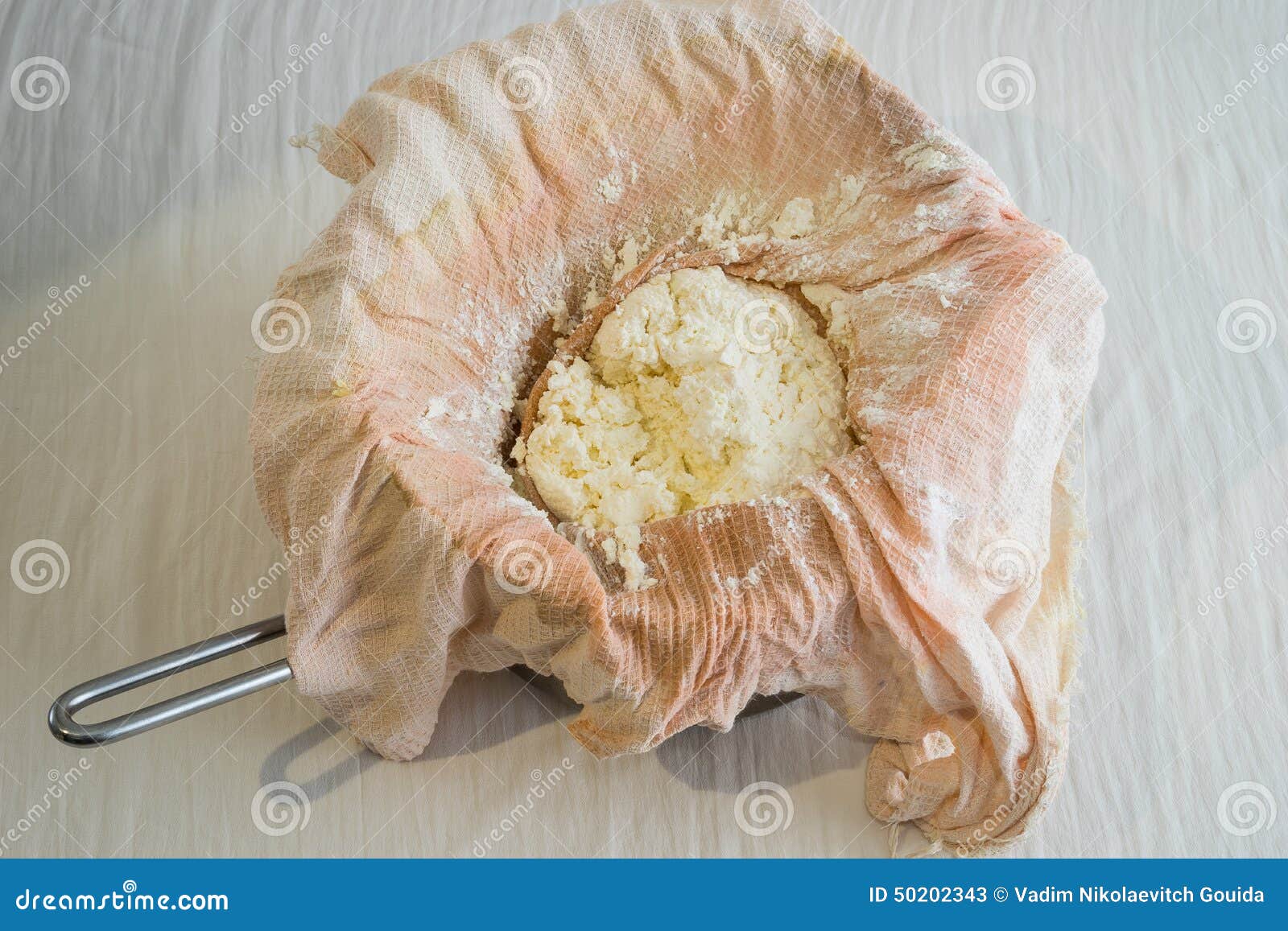 Soft cheese preparation stock image. Image of homemade - 50202343