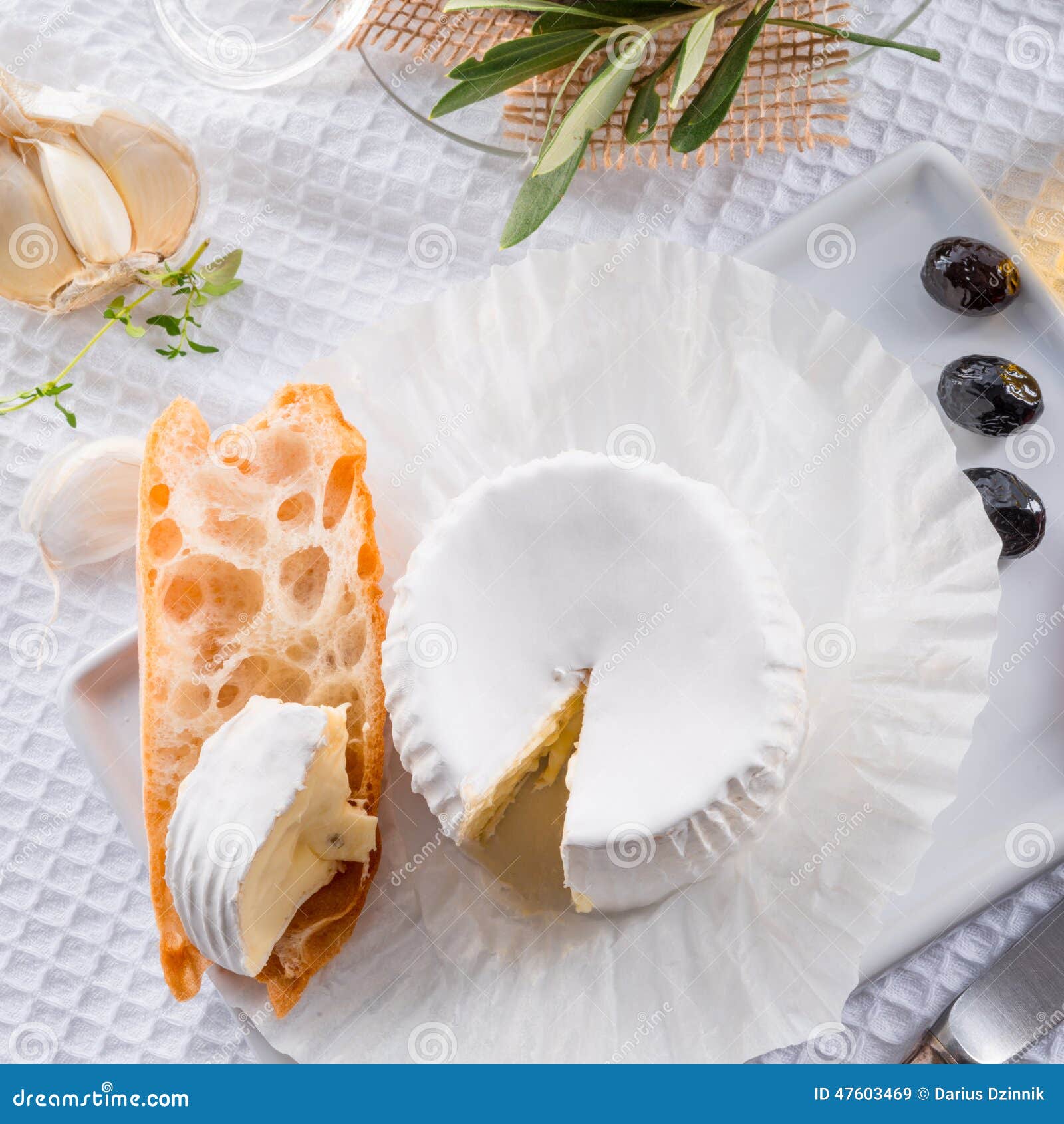 Soft Cheese with Spicy Olives Stock Image - Image of cook, bowl: 47603469