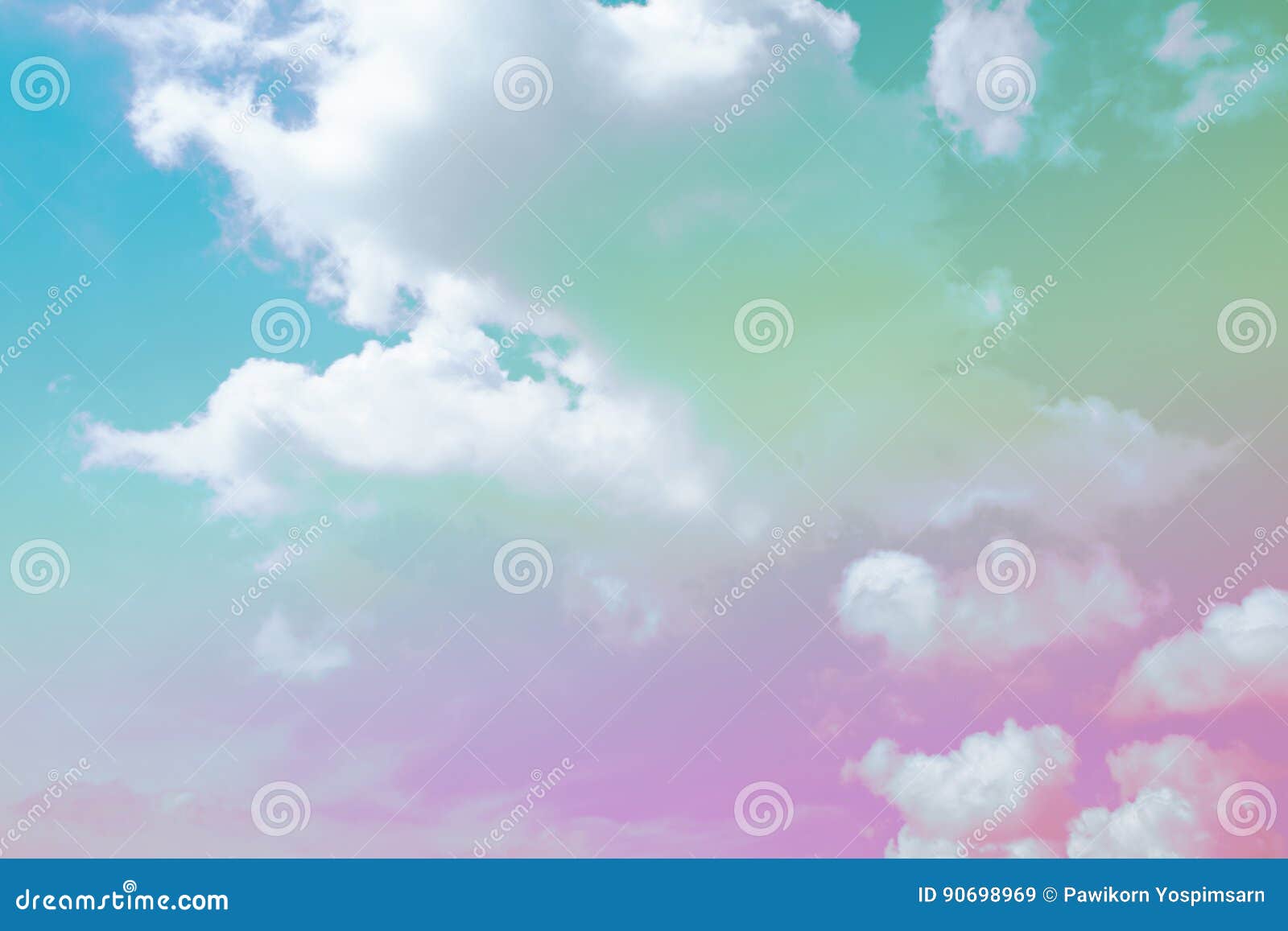 Soft Cloud Background with a Pastel Color Stock Image - Image of soft ...