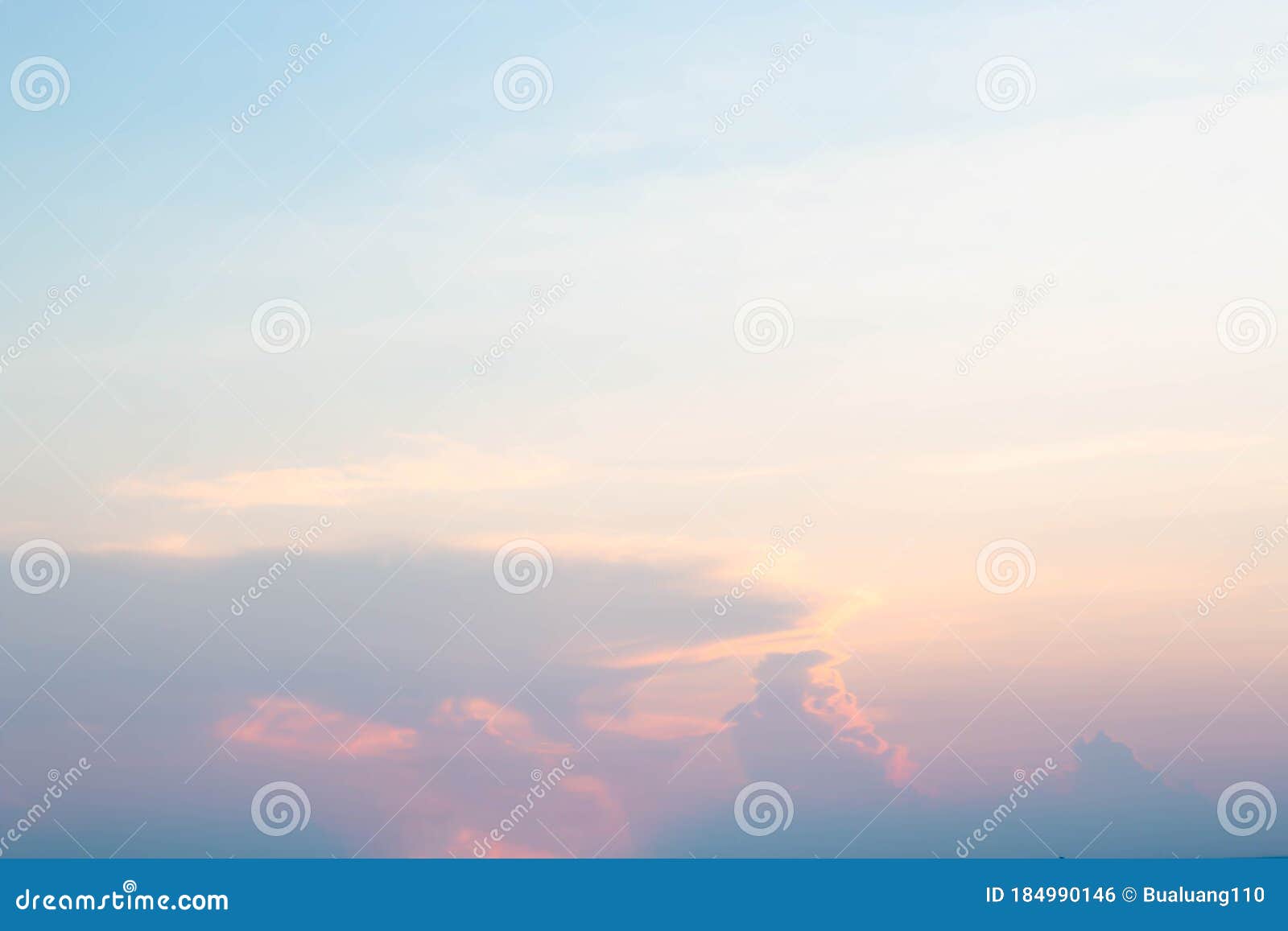 Soft Cloud with Blue Sky Background Stock Photo - Image of magic ...