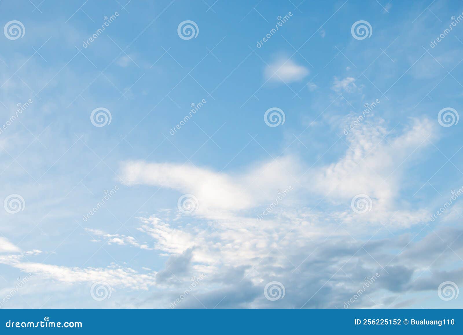 Soft Cloud with Blue Sky Background Stock Photo - Image of skyscraper ...