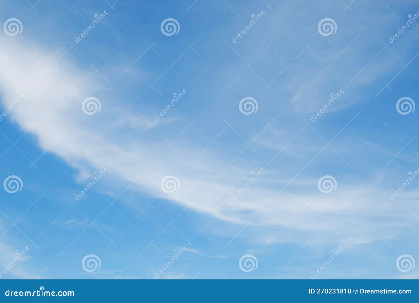 Soft blue sky stock photo. Image of ocean, dreamy, azure - 270231818