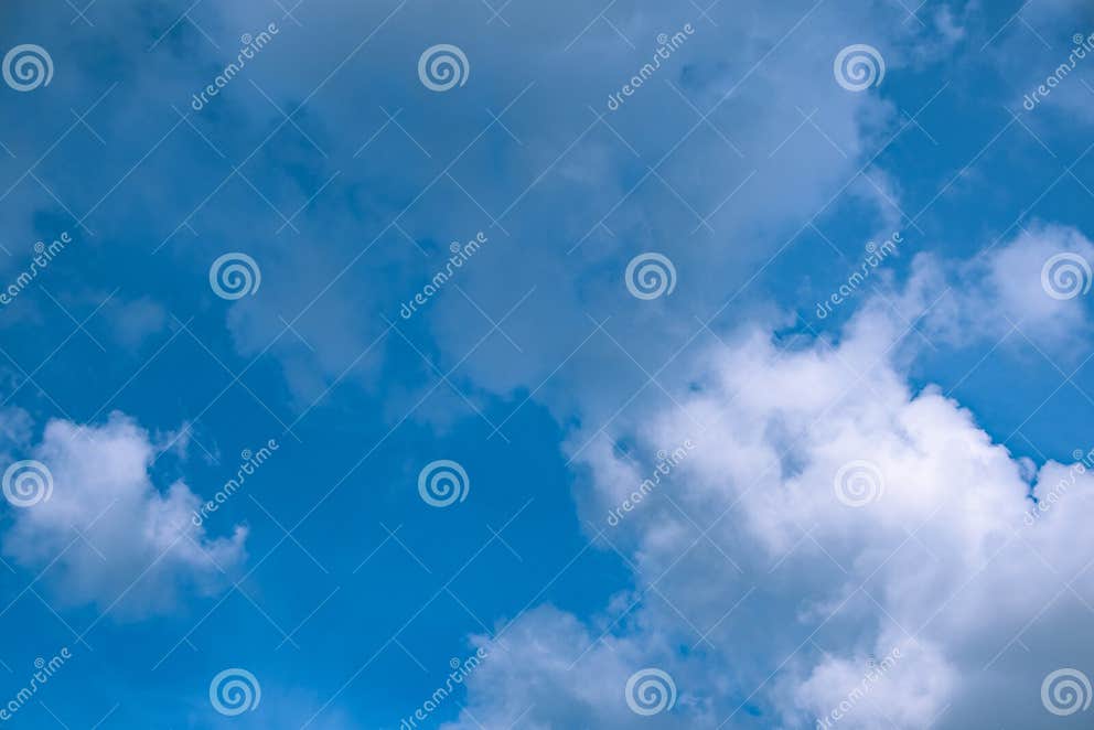 Soft Cloud Texture on Blue Sky Stock Image - Image of freedom, nature ...