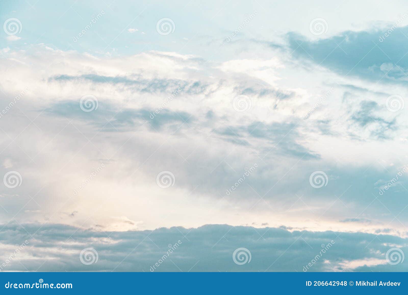 Soft Cloud Texture on Blue Sky Stock Photo - Image of scenic, tranquil ...