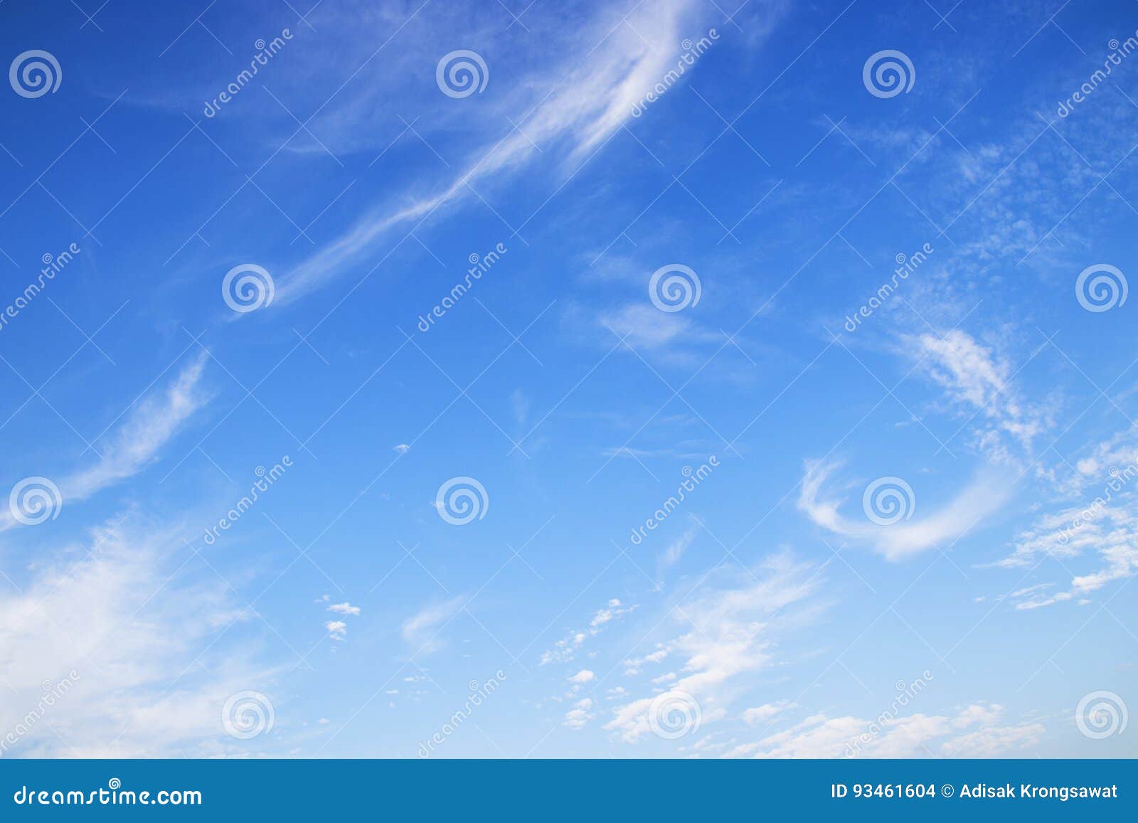 Soft clouds with blue sky stock photo. Image of cool - 93461604