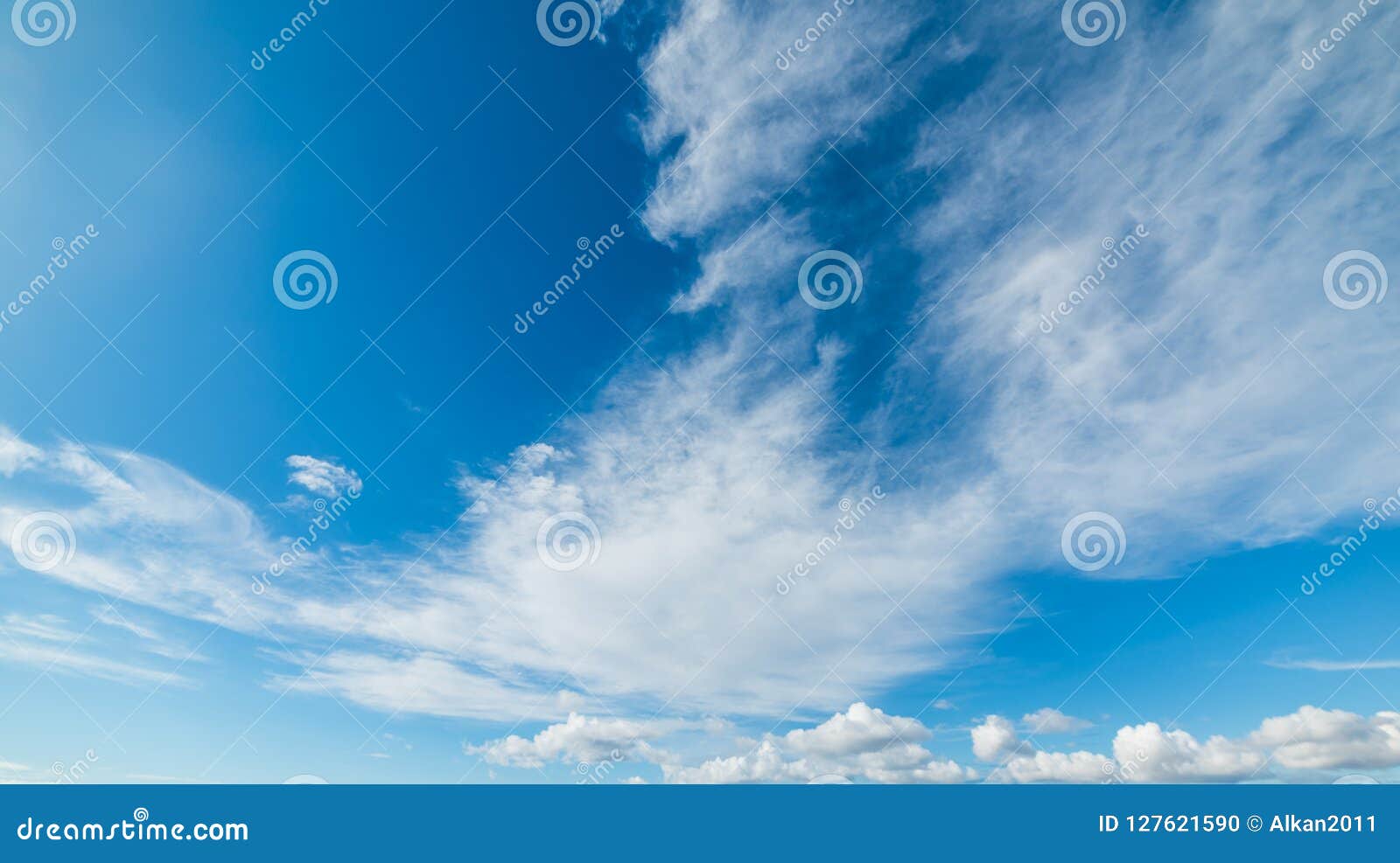 Soft clouds and blue sky stock photo. Image of cloud - 127621590