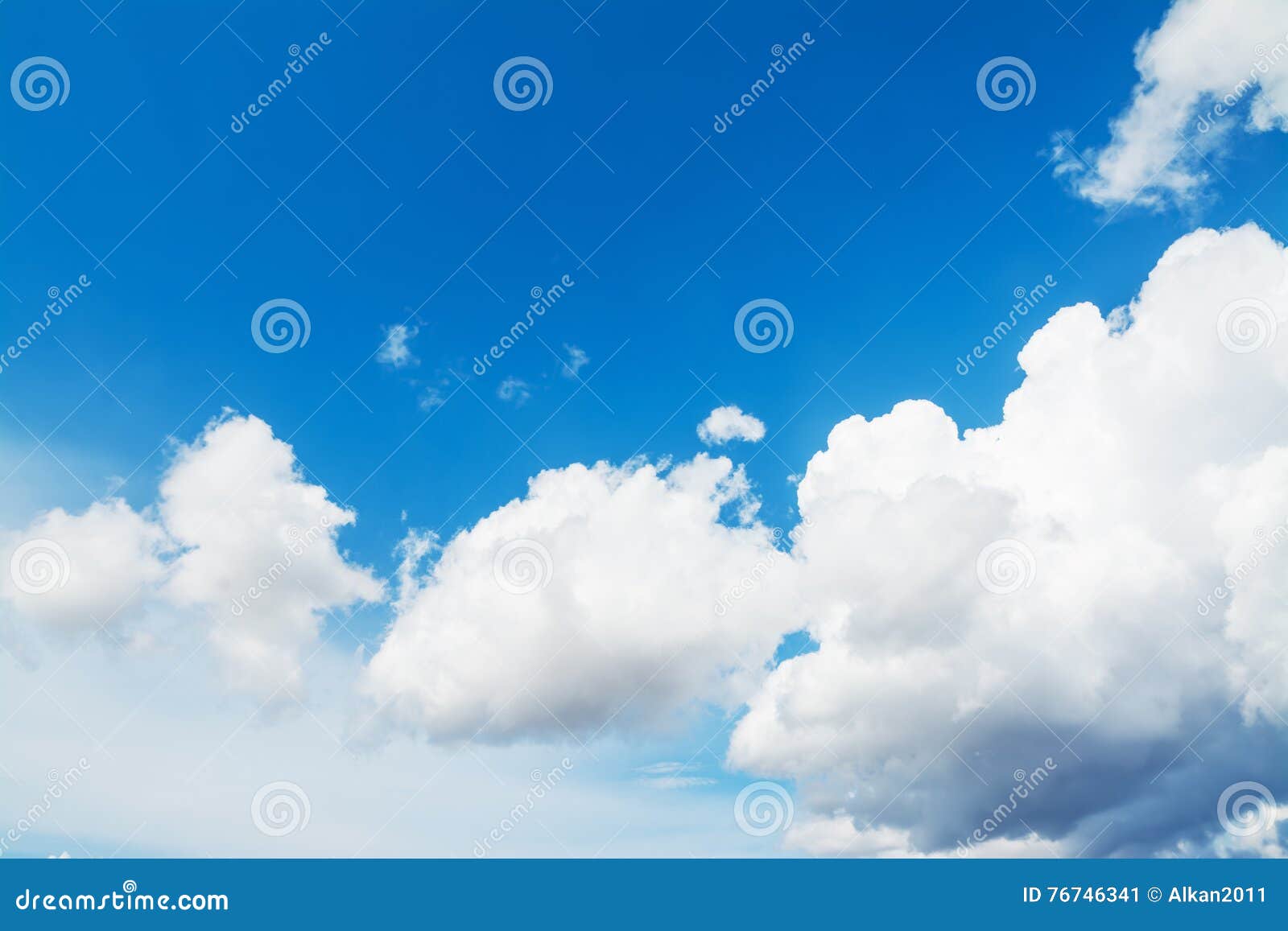 Soft clouds and blue sky stock image. Image of outdoor - 76746341