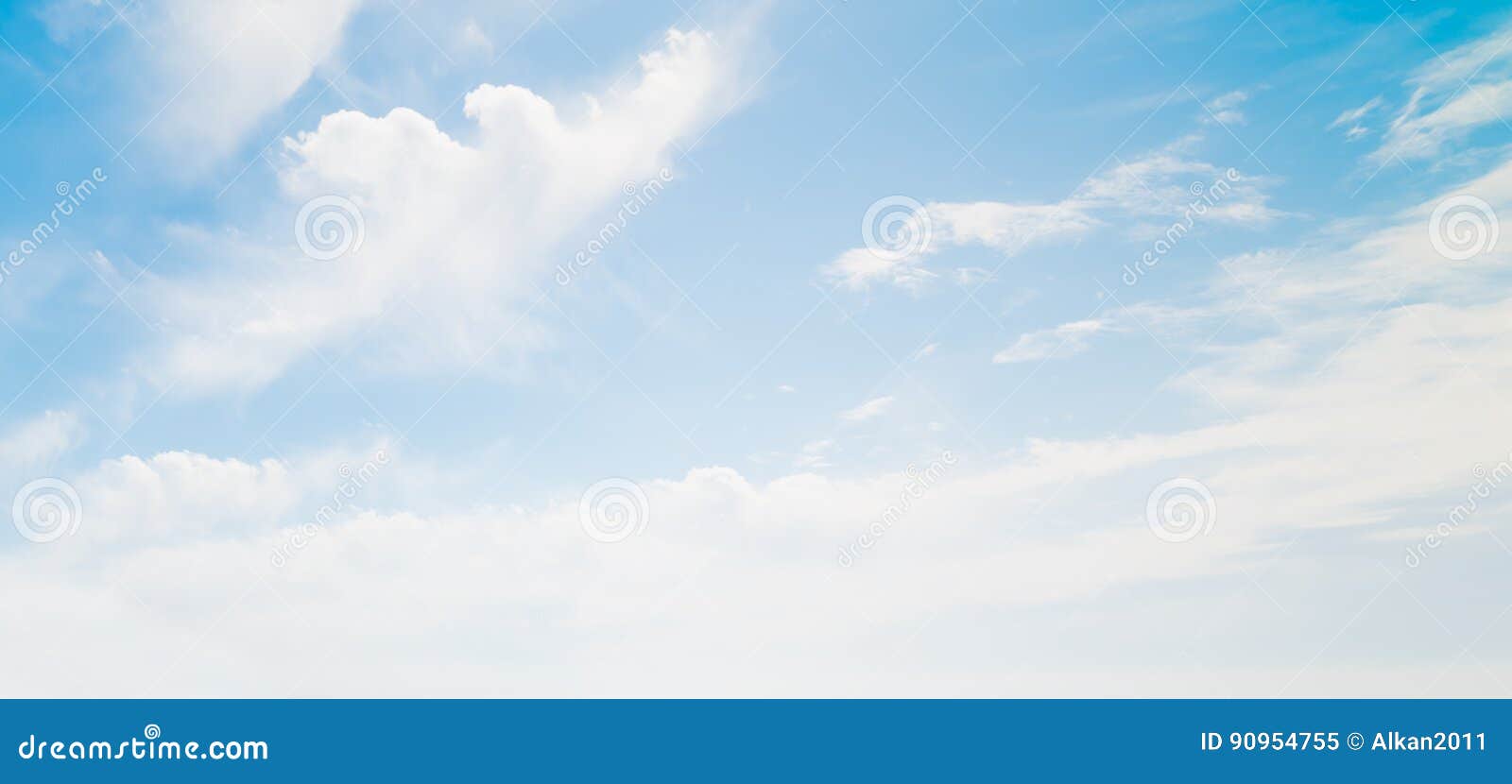 Soft clouds and blue sky stock image. Image of cloudiness - 90954755